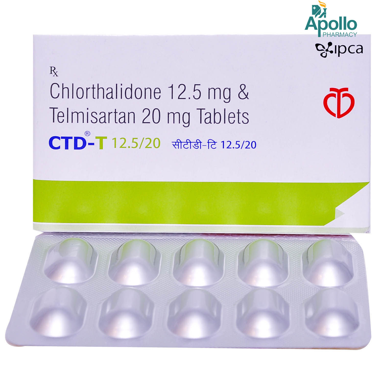 CTD T 12.5/20MG TABLET Price, Uses, Side Effects, Composition - Apollo ...