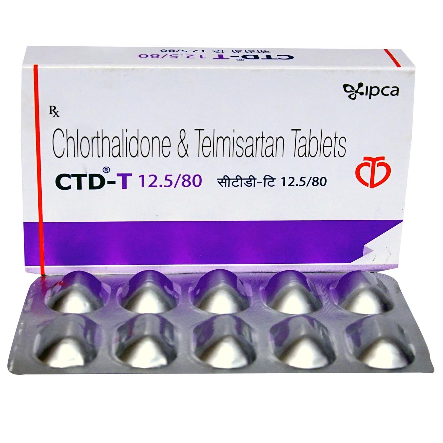 CTD-T 12.5/80 Tablet 10's Price, Uses, Side Effects, Composition ...