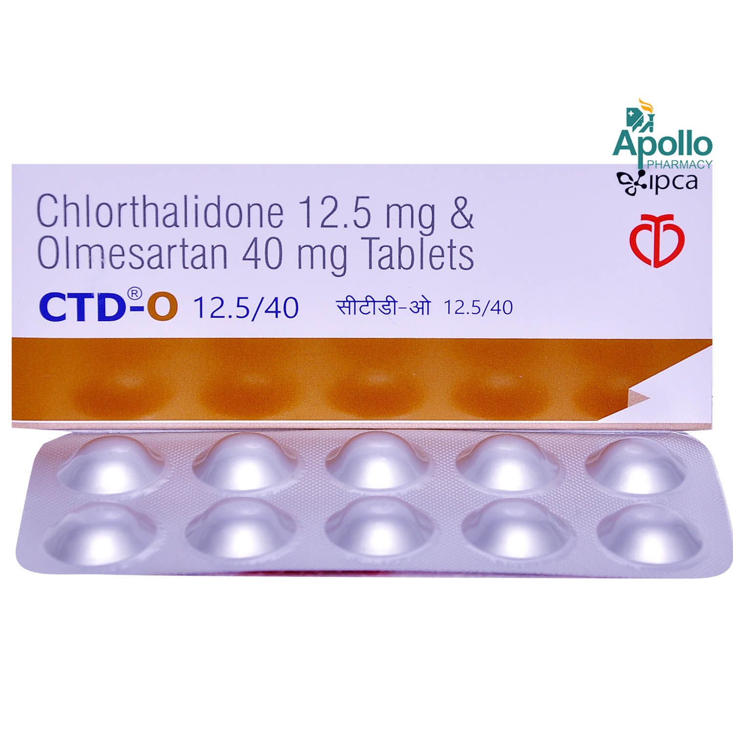 CTD-O 12.5/40 Tablet 10's Price, Uses, Side Effects, Composition ...