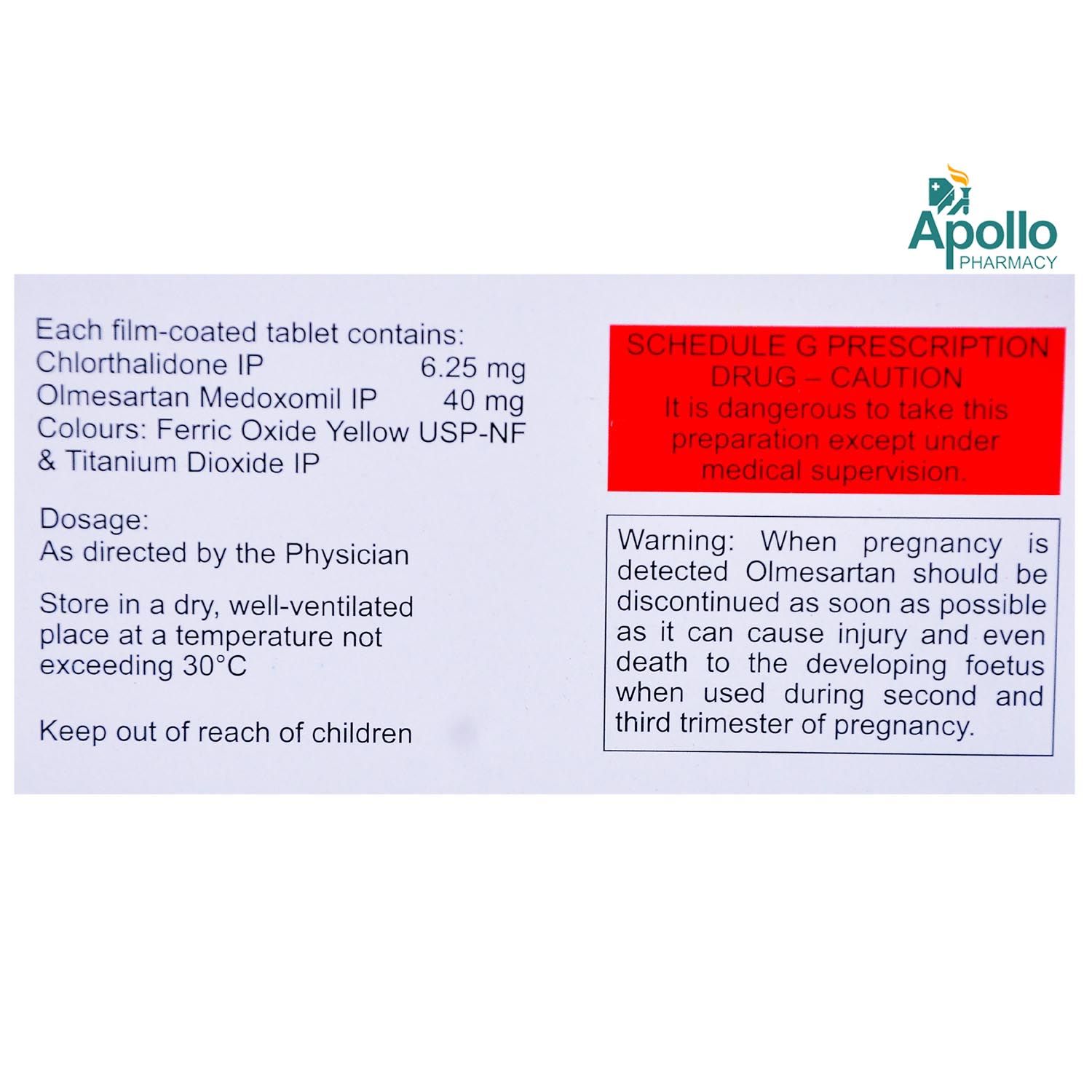 CTD-O 6.25/40 Tablet 10's Price, Uses, Side Effects, Composition ...