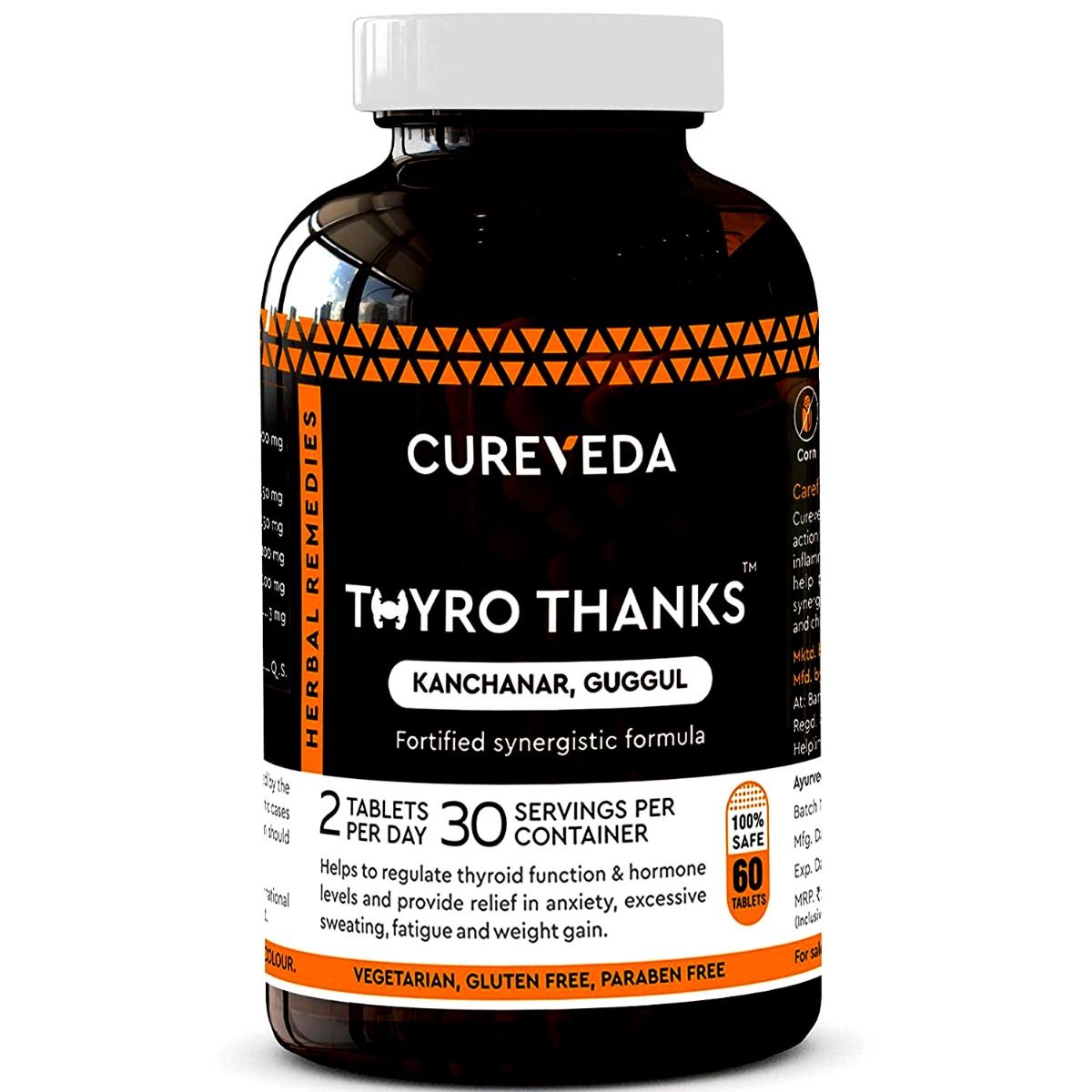 Cureveda Thyro Thanks, 60 Tablets Price, Uses, Side Effects ...