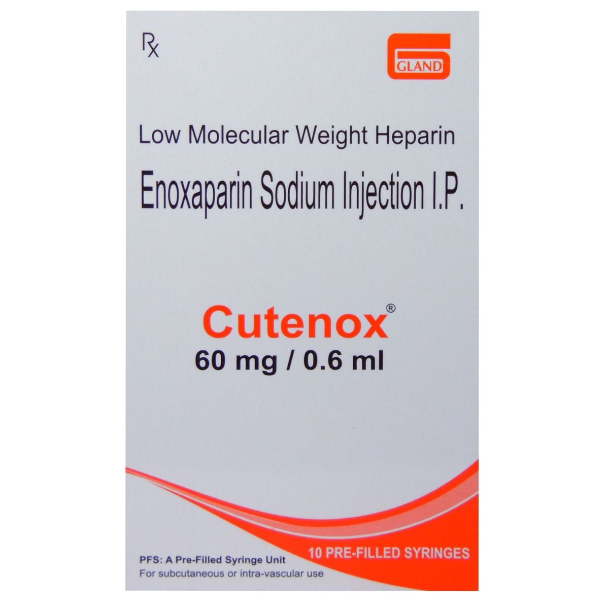 Cutenox 60mg Injection 0.6 ml Price, Uses, Side Effects, Composition ...
