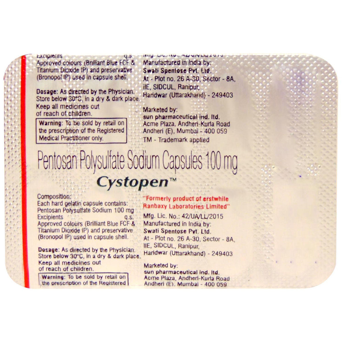 Cystopen Capsule 10's Price, Uses, Side Effects, Composition - Apollo ...