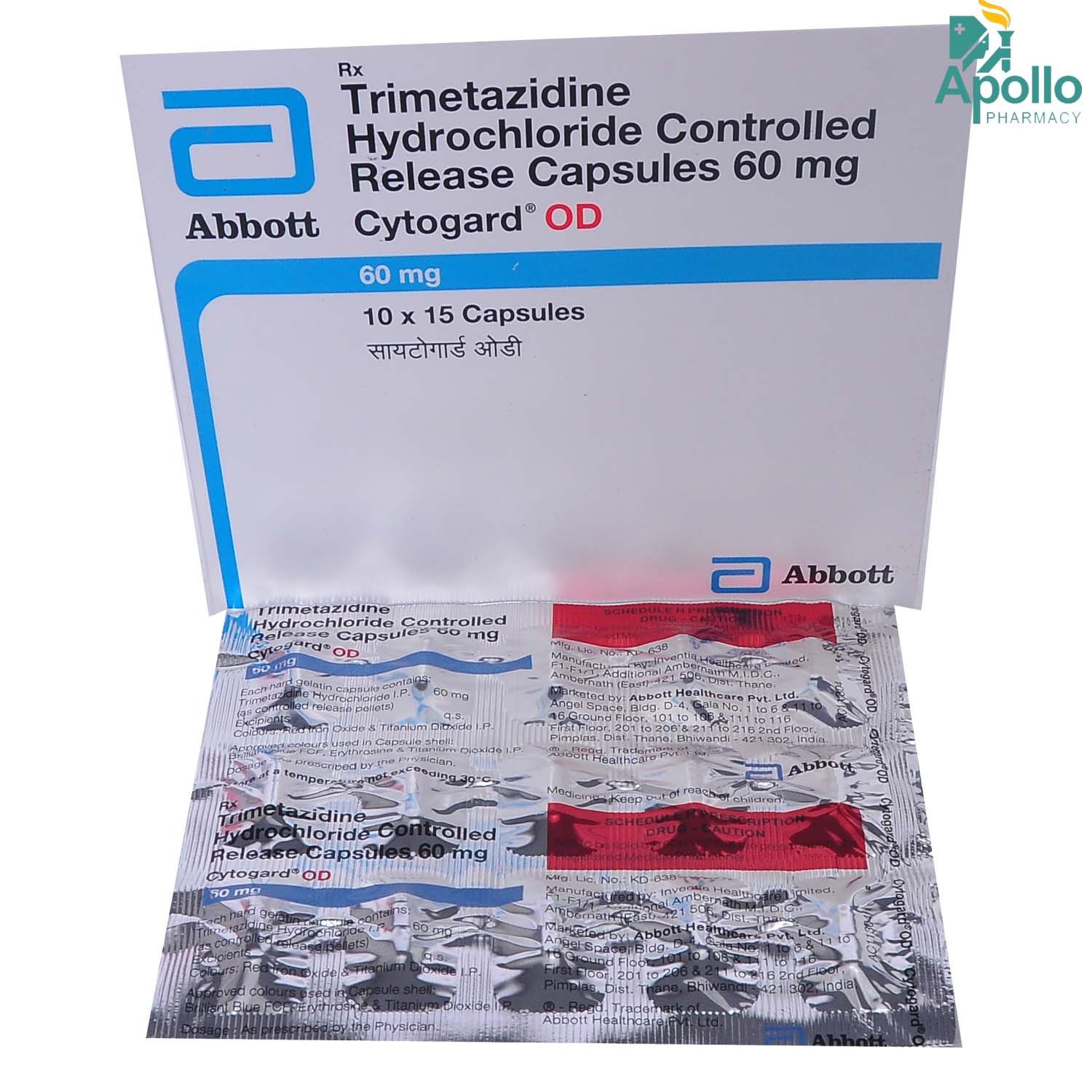 Cytogard OD 60 Capsule 15's Price, Uses, Side Effects, Composition ...