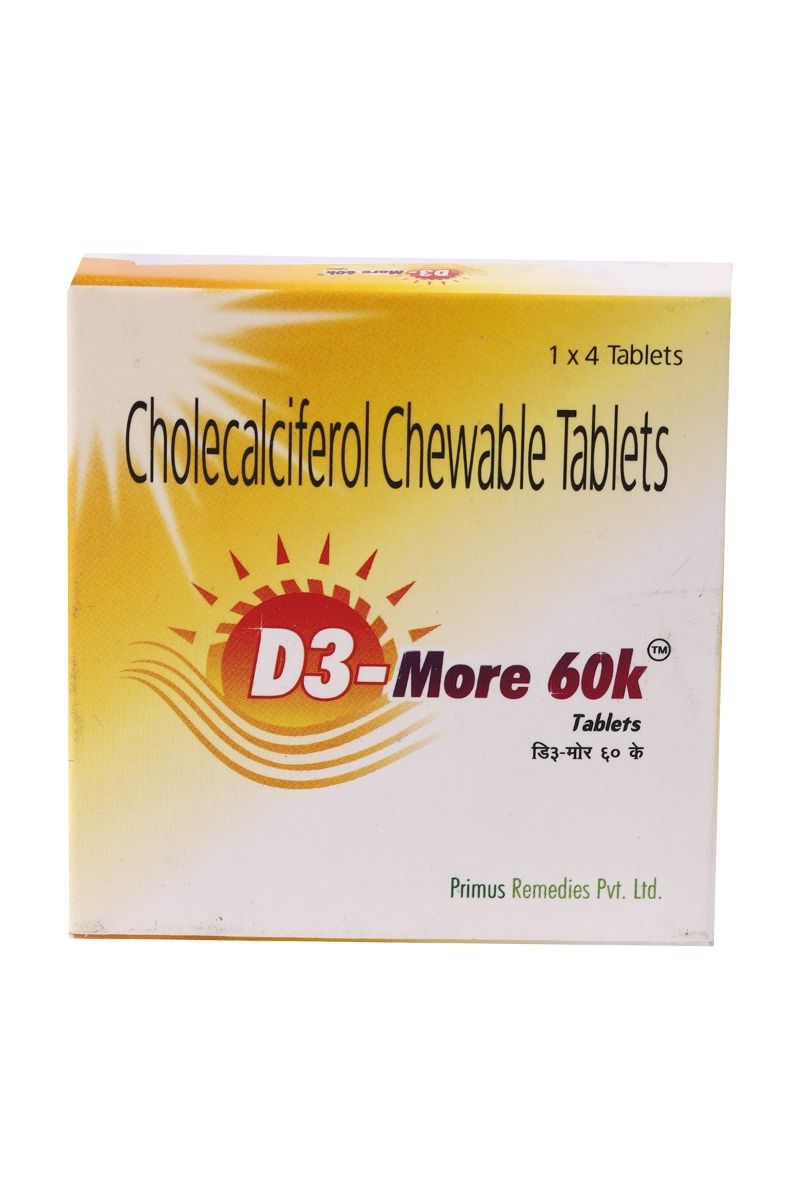 D3 More 60K Tablet 4's Price, Uses, Side Effects, Composition - Apollo ...