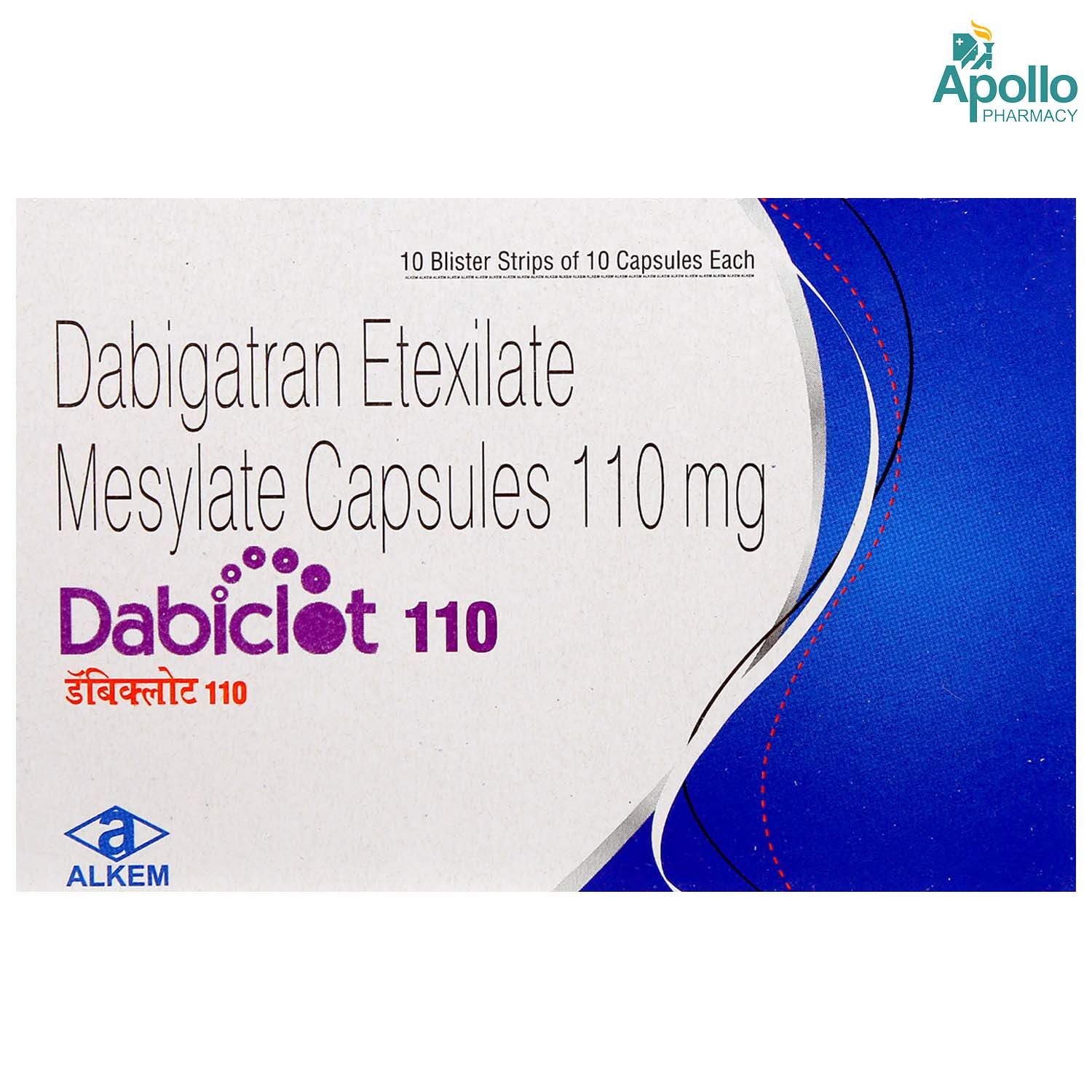 Dabiclot 110 Capsule 10's Price, Uses, Side Effects, Composition ...