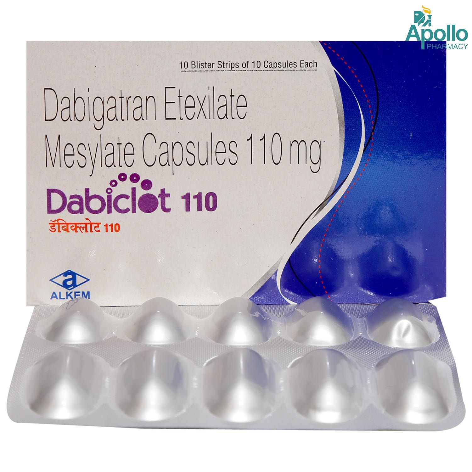 Dabiclot 110 Capsule 10's Price, Uses, Side Effects, Composition ...