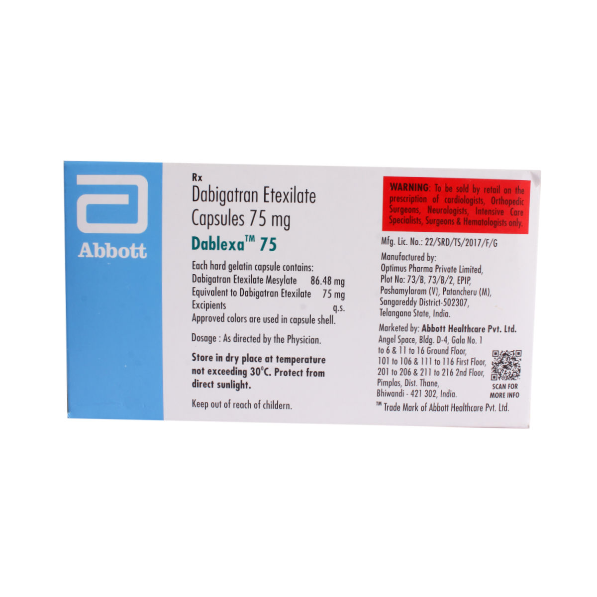Dablexa 75 Capsule 10's Price, Uses, Side Effects, Composition - Apollo ...