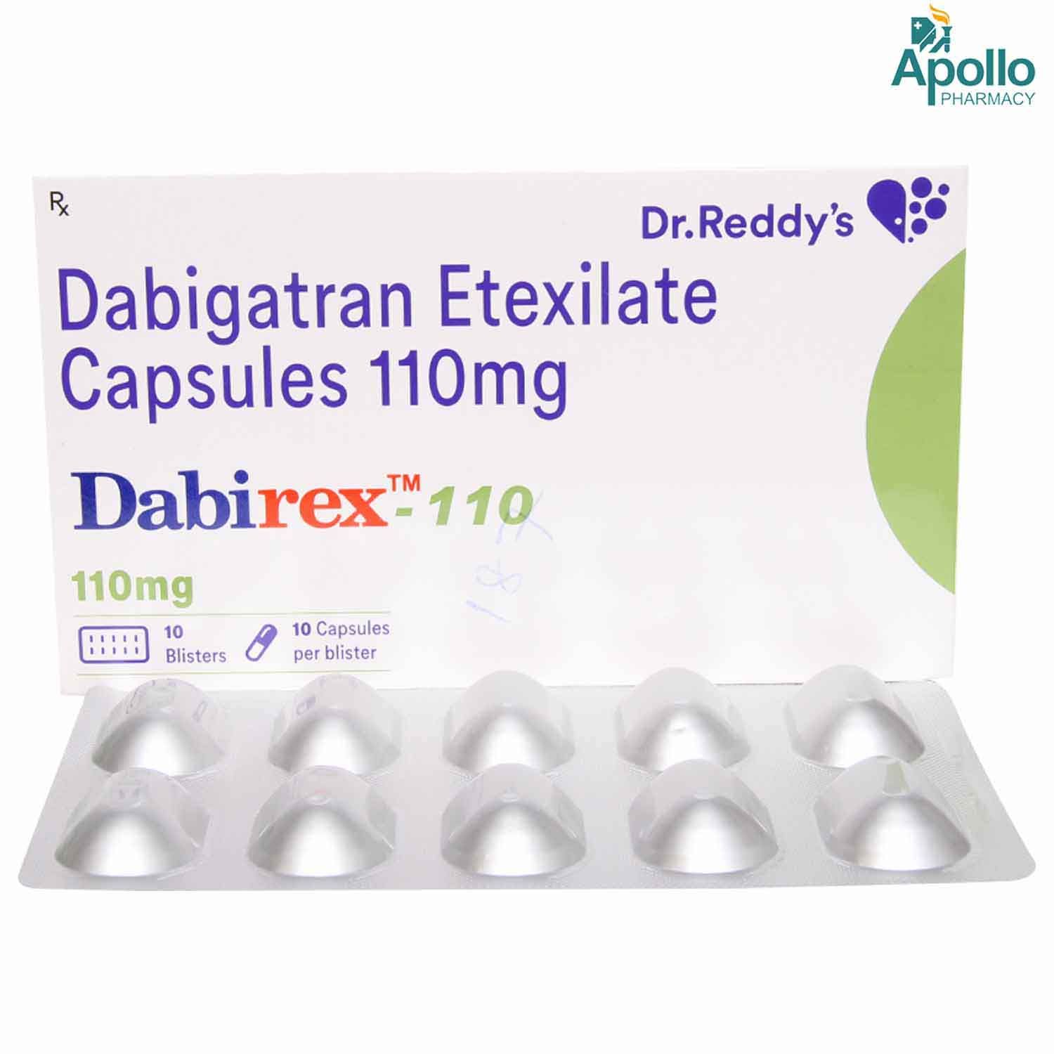 Dabirex-110 Capsule 10's Price, Uses, Side Effects, Composition ...
