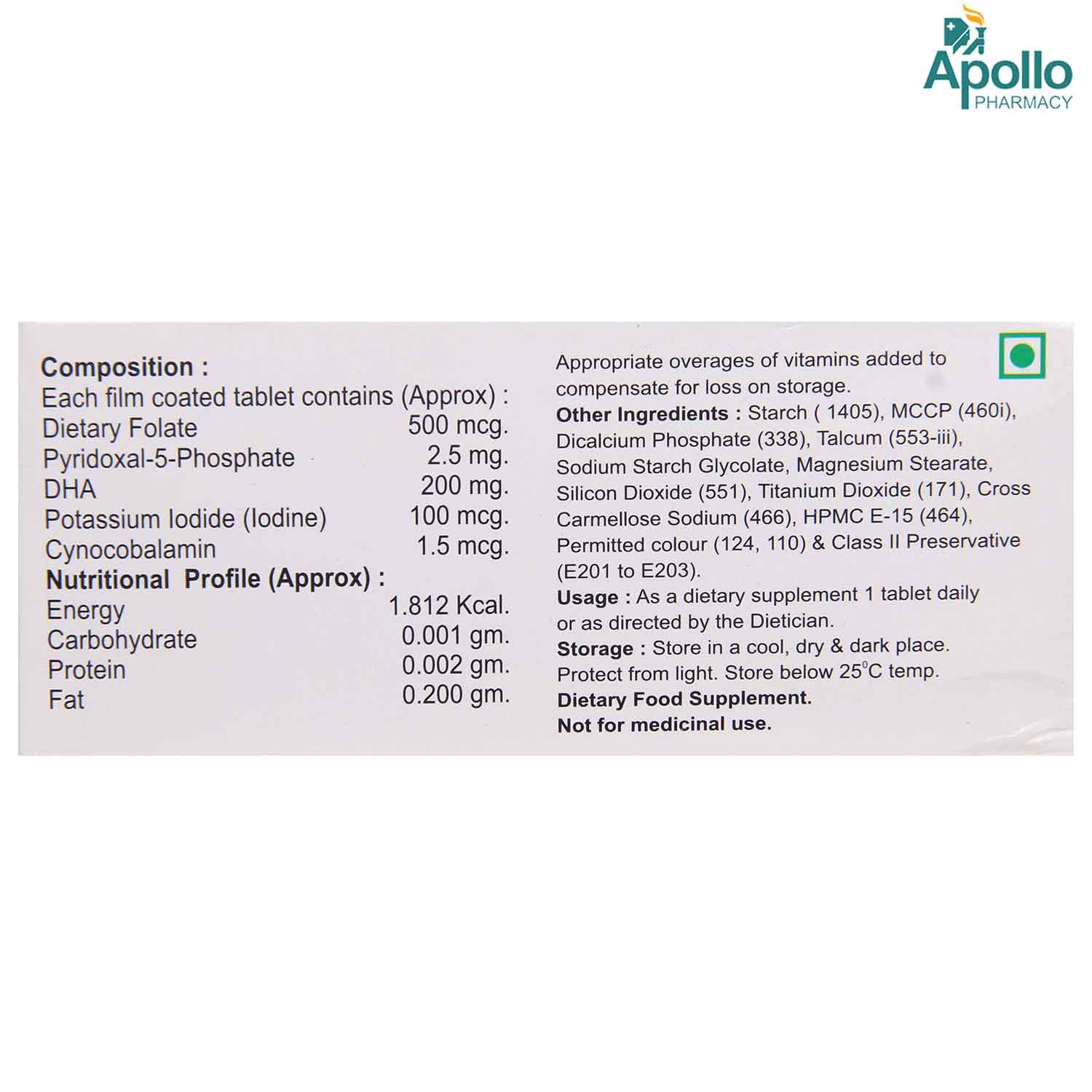 Dailyfol Tablet 10's Price, Uses, Side Effects, Composition - Apollo ...