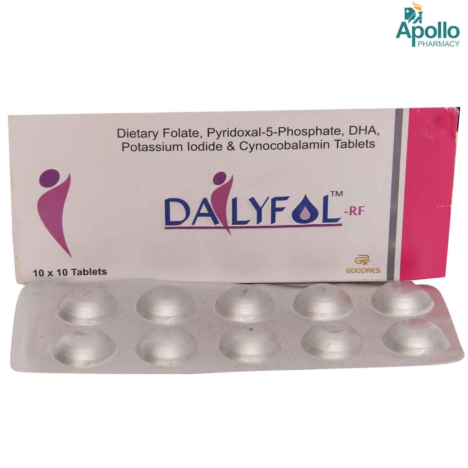 Dailyfol Tablet 10's Price, Uses, Side Effects, Composition - Apollo ...