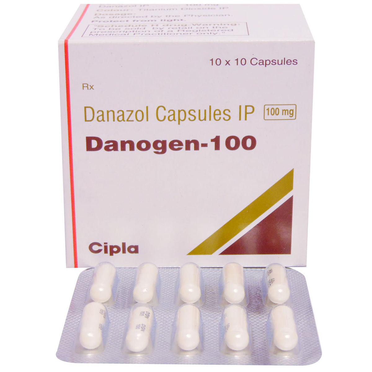 Danogen-100 Capsule 10's Price, Uses, Side Effects, Composition ...