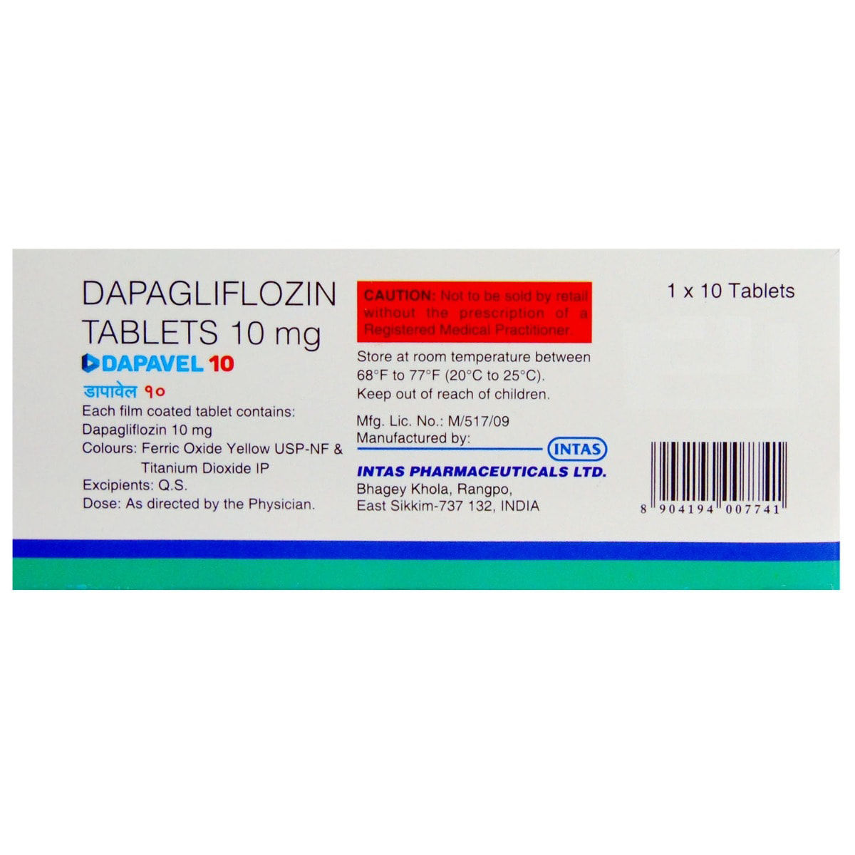 Dapavel 10 Tablet 10's Price, Uses, Side Effects, Composition - Apollo ...