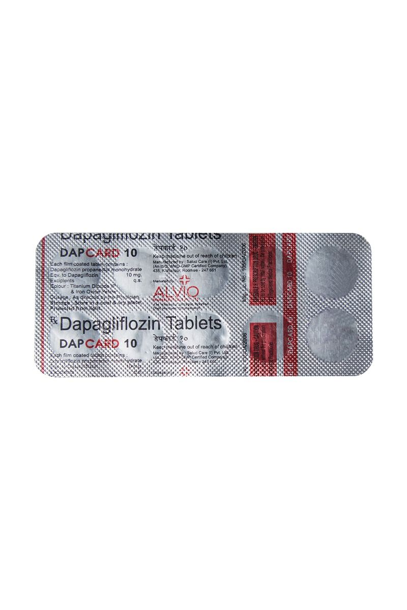 DAPCARD 10 TABLETS 10'S Price, Uses, Side Effects, Composition - Apollo ...