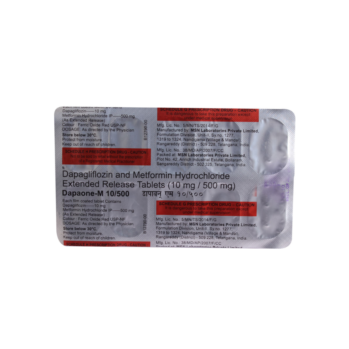 Dapaone M 10/500 Tablet 10's Price, Uses, Side Effects, Composition ...