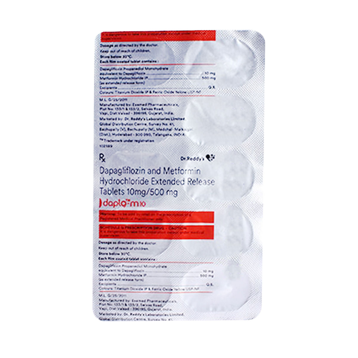 DAPLO-M 10/500 TABLETS 10'S Price, Uses, Side Effects, Composition ...