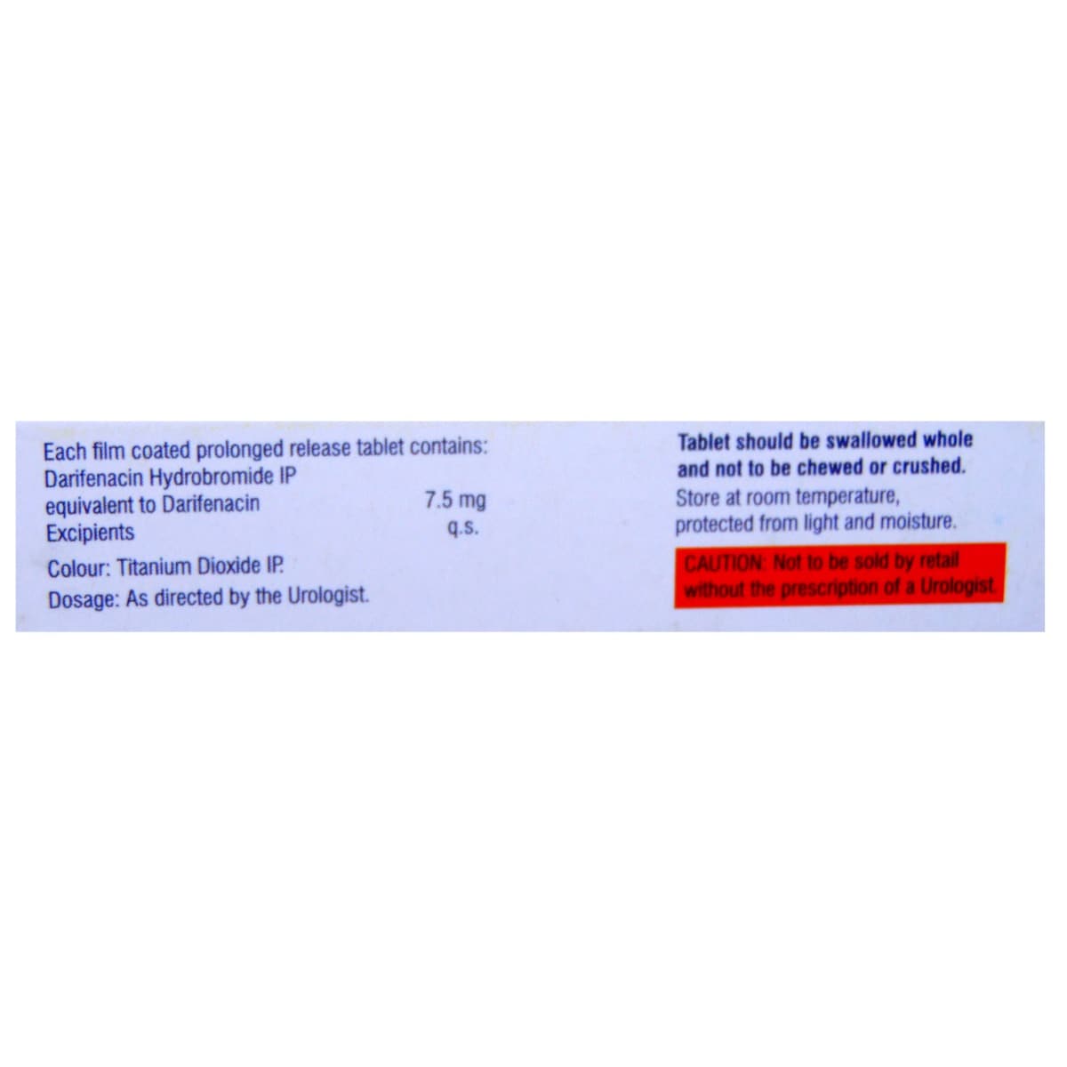 Dariten OD 7.5 Tablet 10's Price, Uses, Side Effects, Composition ...