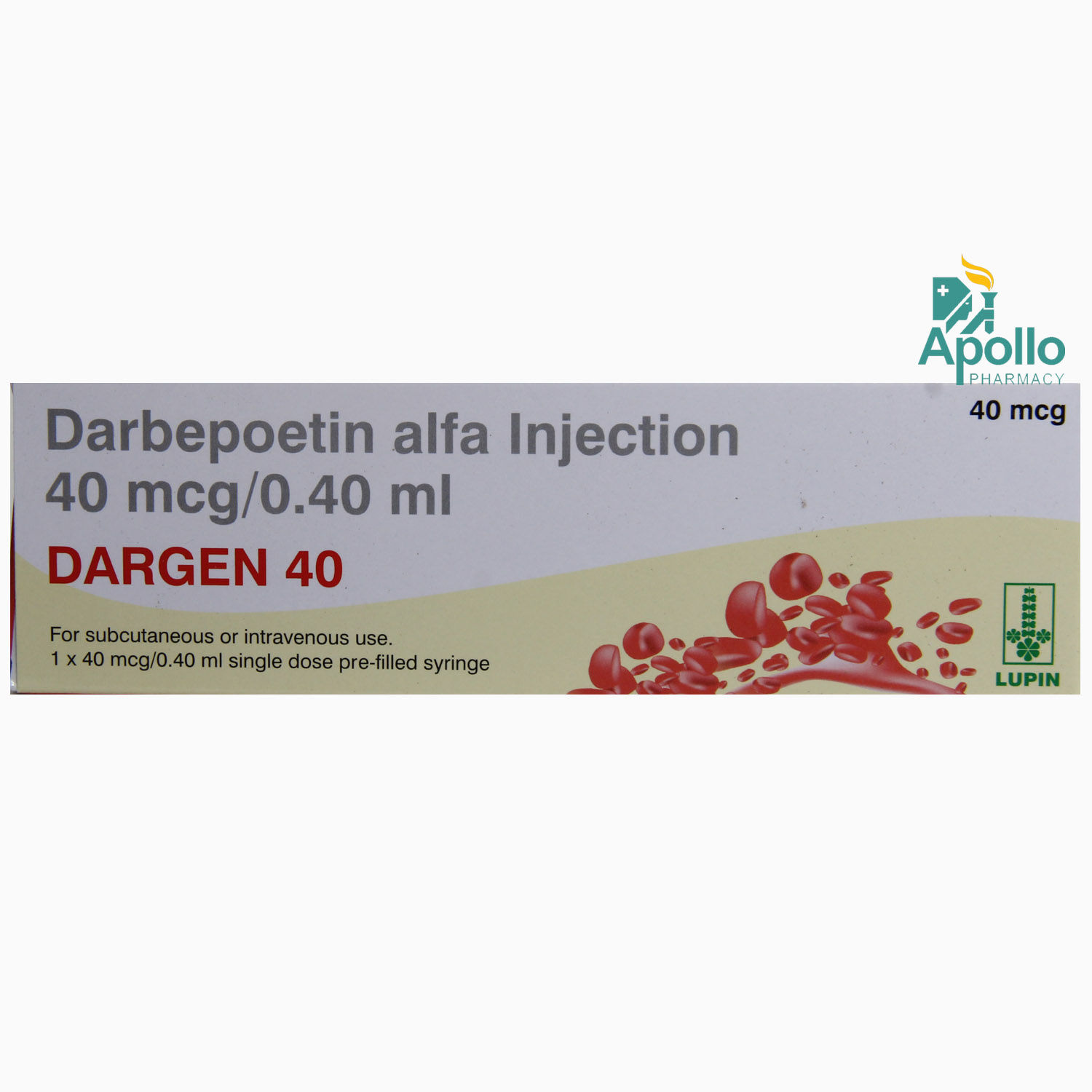 DARGEN 40MG INJECTION PFS Price, Uses, Side Effects, Composition ...