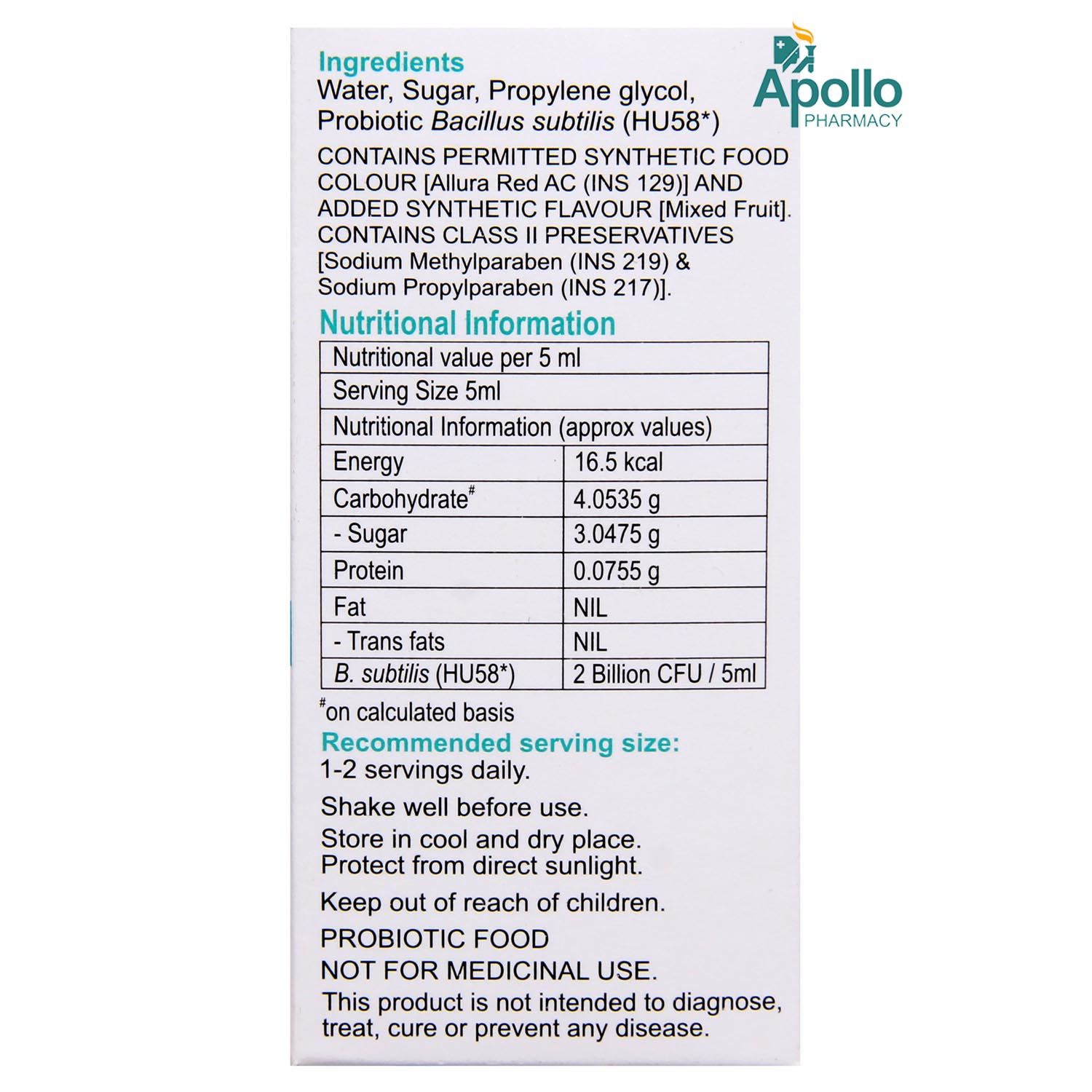 Darolac Syrup 30 ml Price, Uses, Side Effects, Composition - Apollo ...