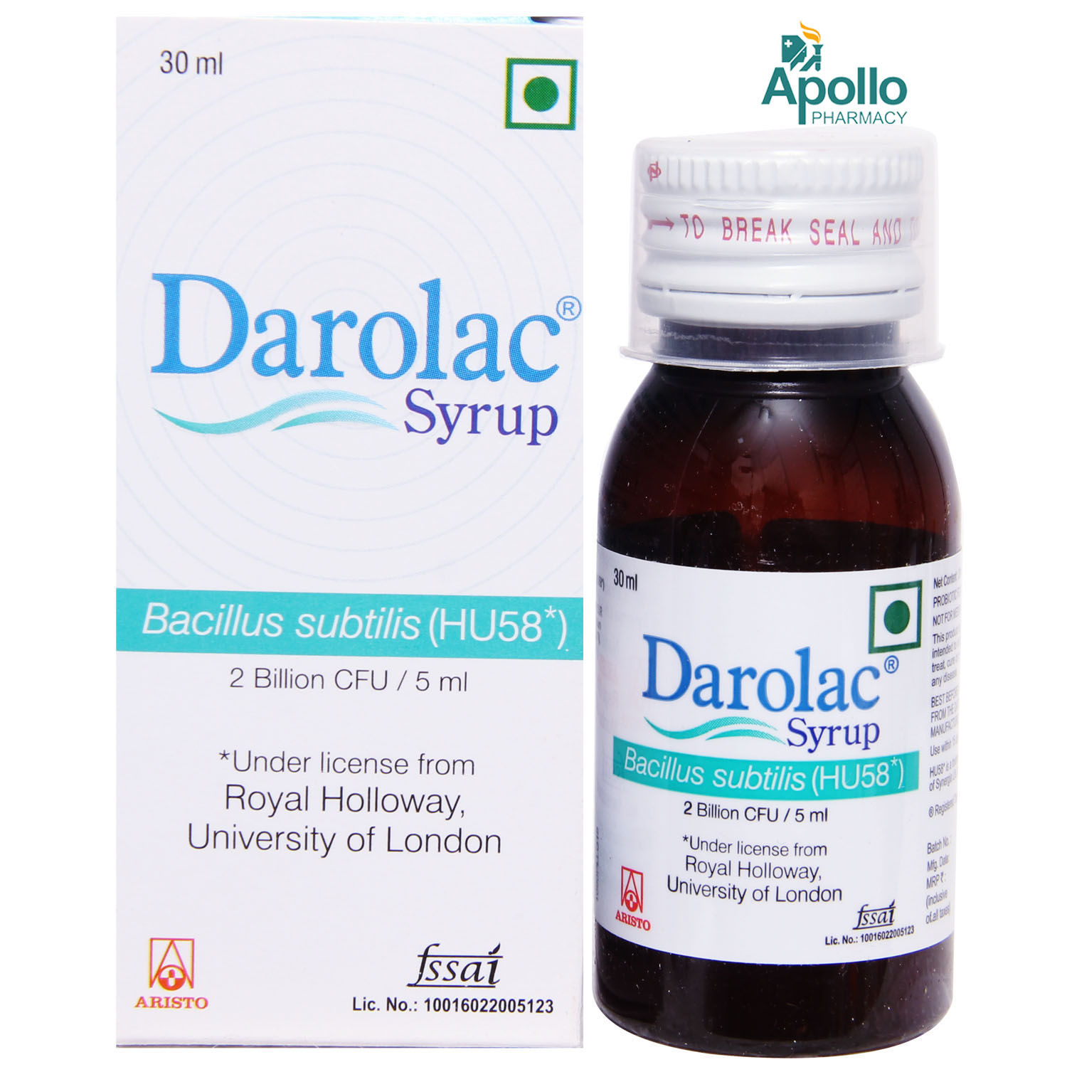 Darolac Syrup 30 ml Price, Uses, Side Effects, Composition - Apollo ...