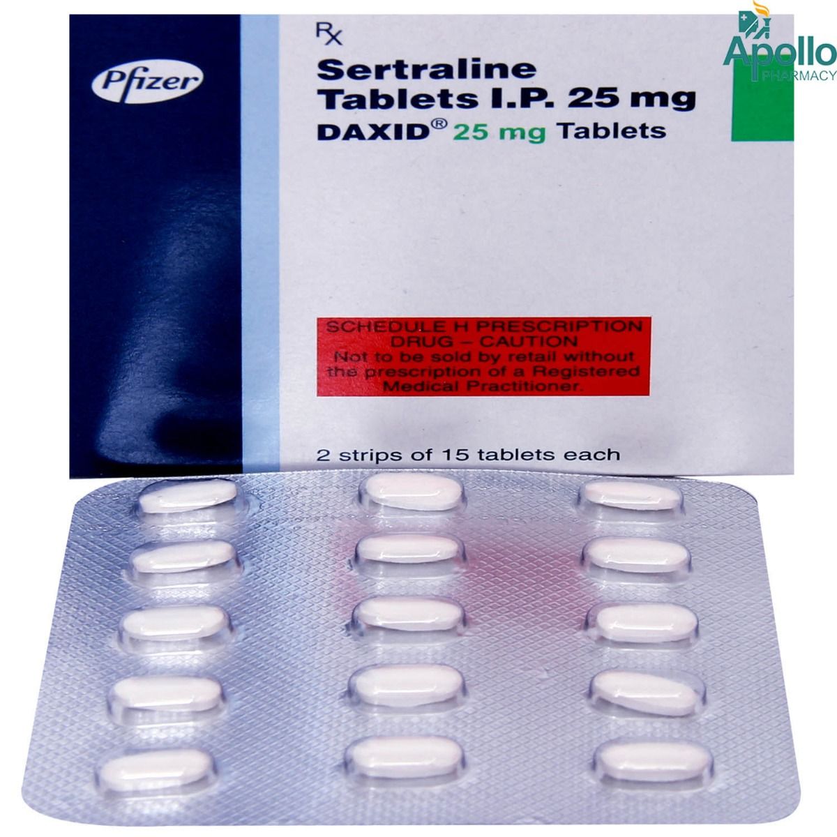 Daxid 25 Tablet 15's Price, Uses, Side Effects, Composition - Apollo ...