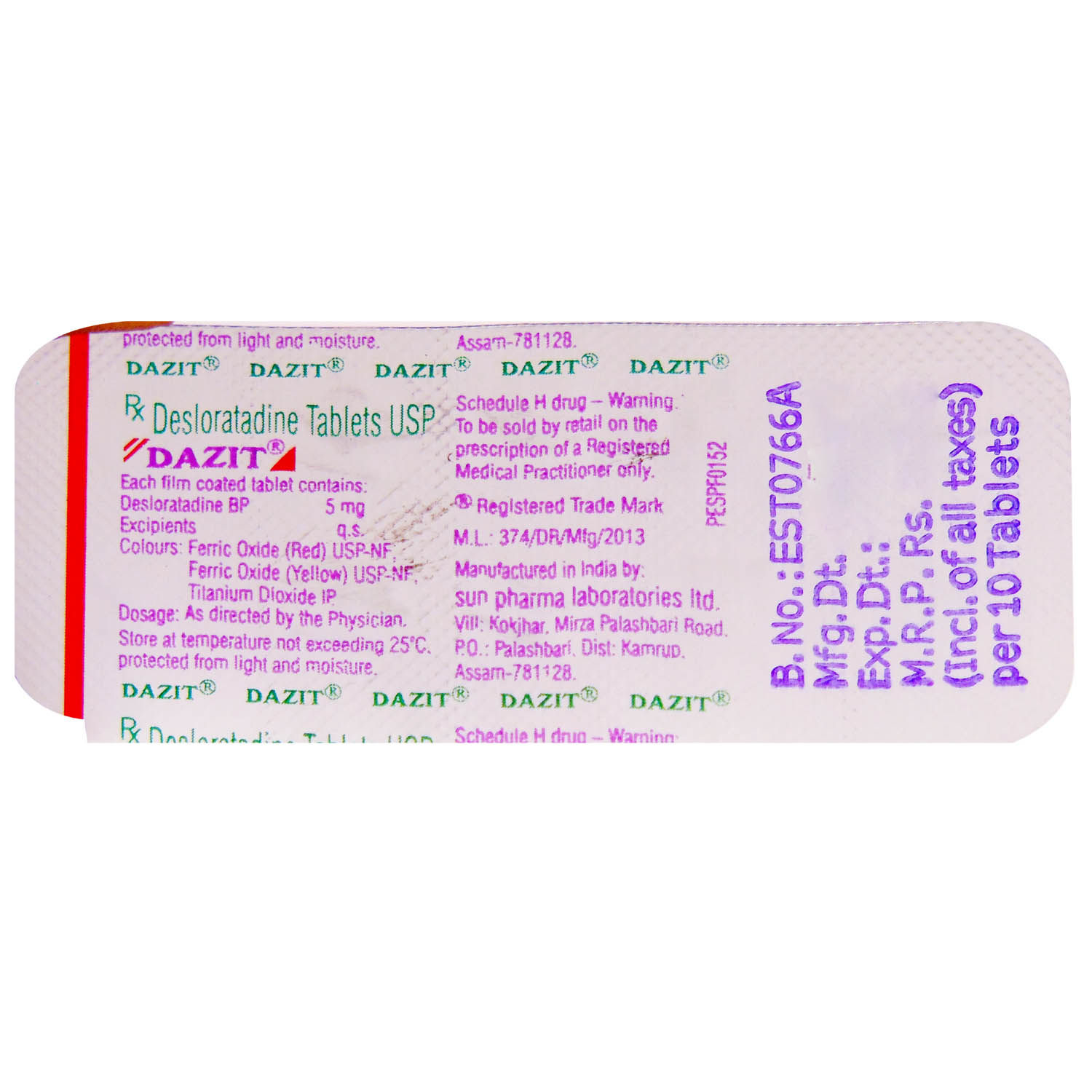 Dazit Tablet 10's Price, Uses, Side Effects, Composition - Apollo Pharmacy