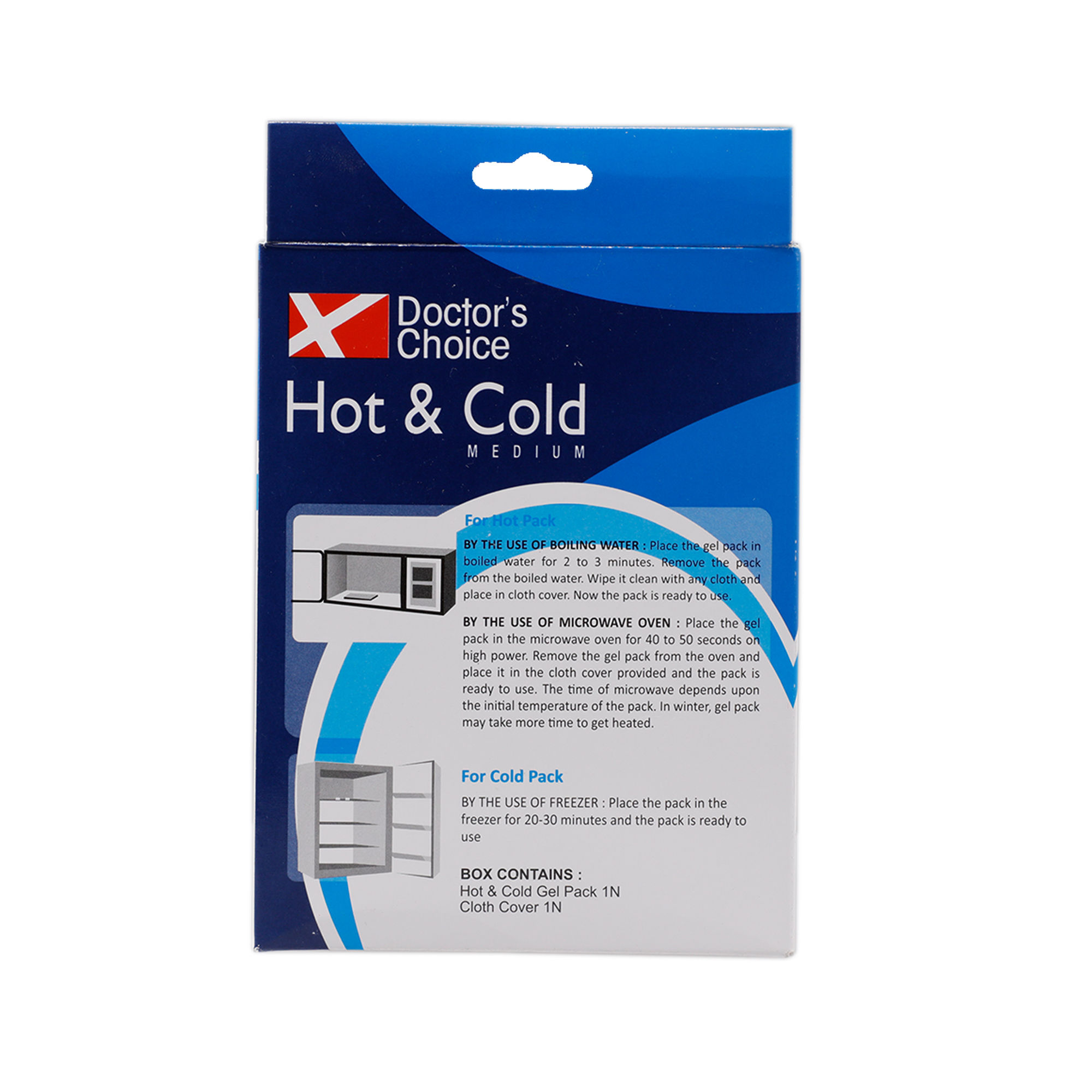 Doctor's Choice Hot & Cold Multi-Purpose Reusable Gel Pack Large, 1 ...
