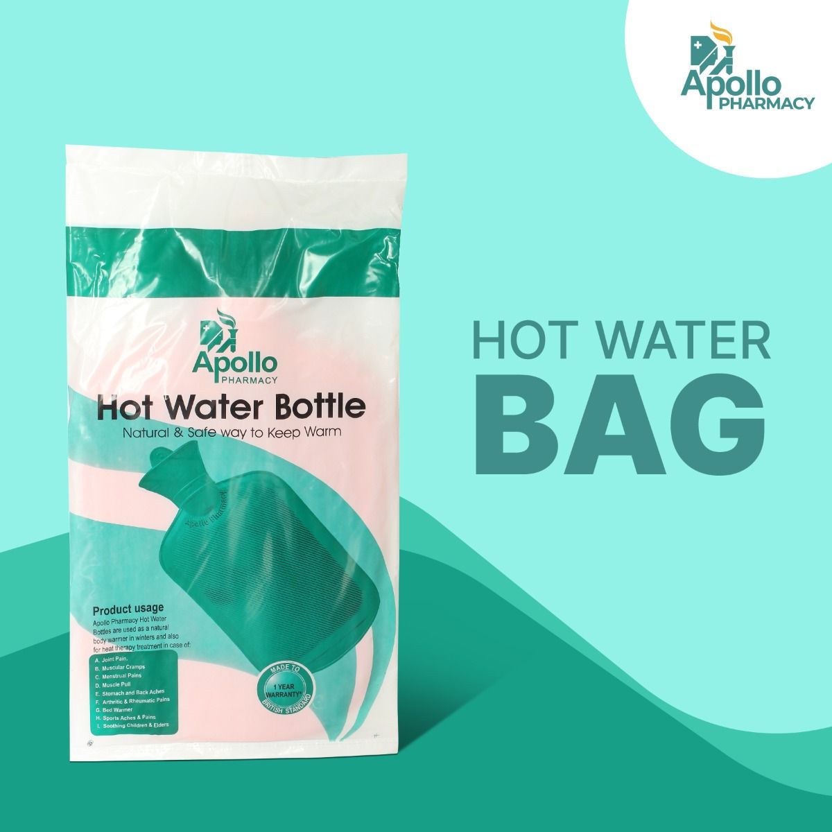 Apollo Pharmacy Hot Water Bag, 1 Count Price, Uses, Side Effects ...