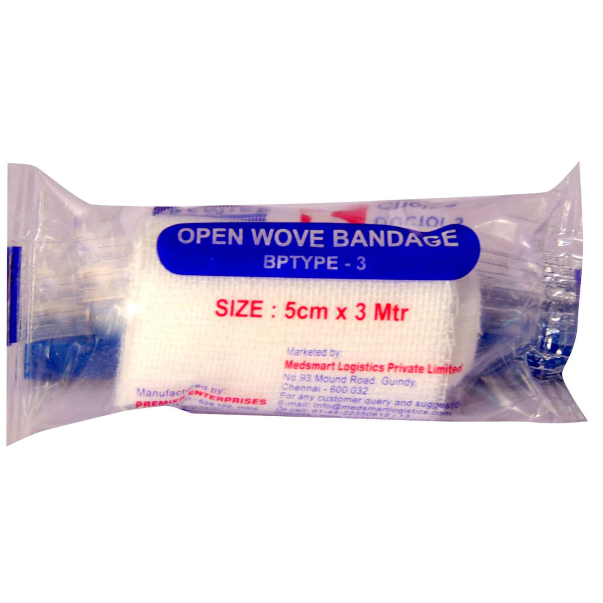Doctor's Choice Premier Open Wove Bandage, 5 cm x 3 m, 1 Count Price ...