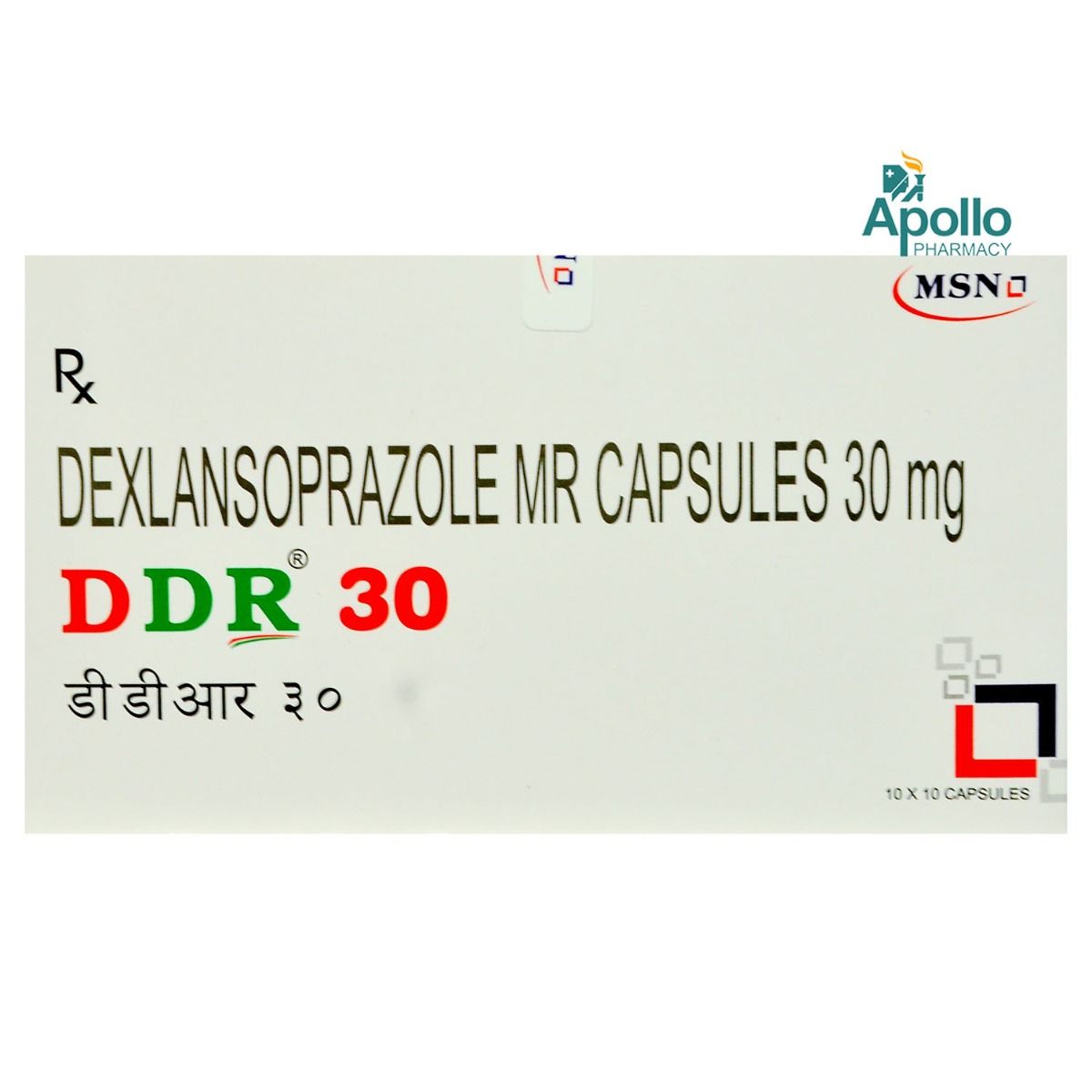 DDR 30 Capsule 10's Price, Uses, Side Effects, Composition - Apollo ...
