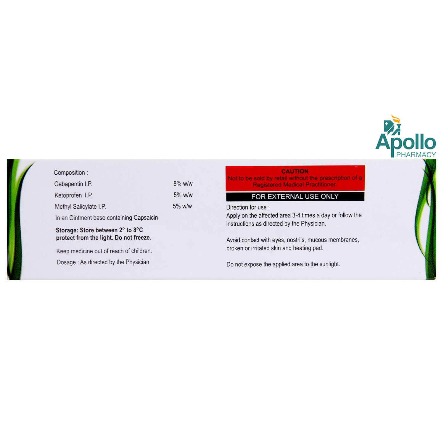 DEEP SENZ OINTMENT 50GM Price, Uses, Side Effects, Composition - Apollo ...