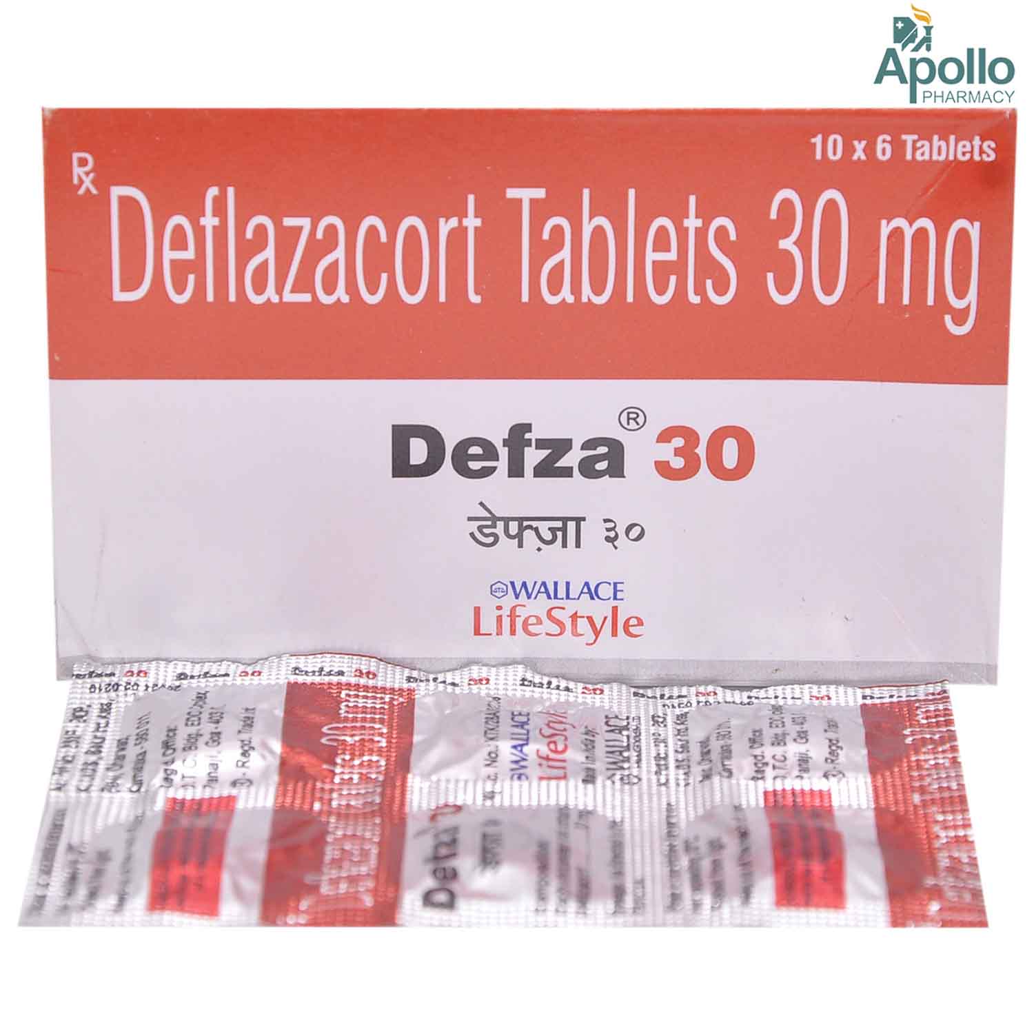 Defza 30 Tablet 6's Price, Uses, Side Effects, Composition - Apollo ...