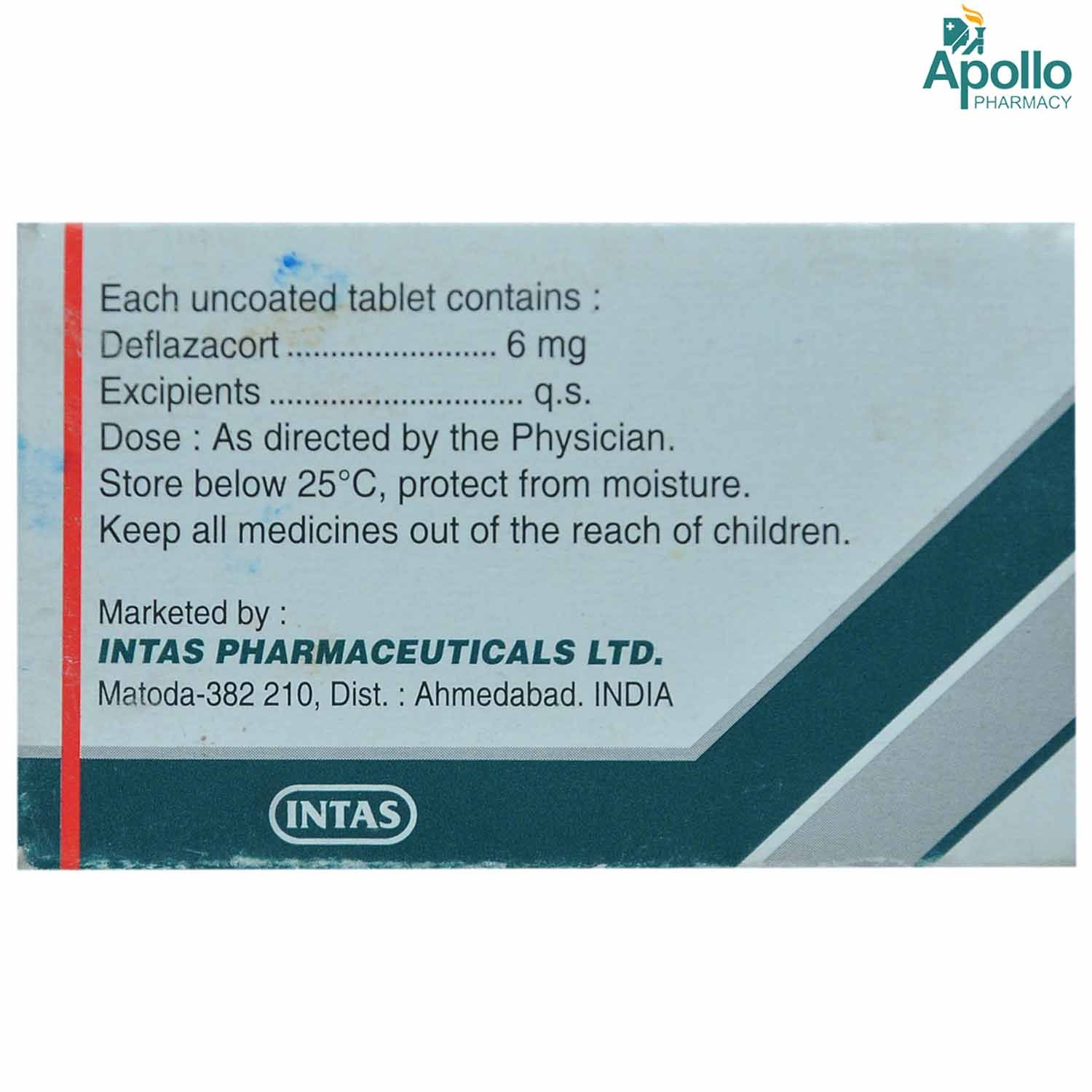 DEFLAFIT 6MG TABLET Price, Uses, Side Effects, Composition - Apollo ...