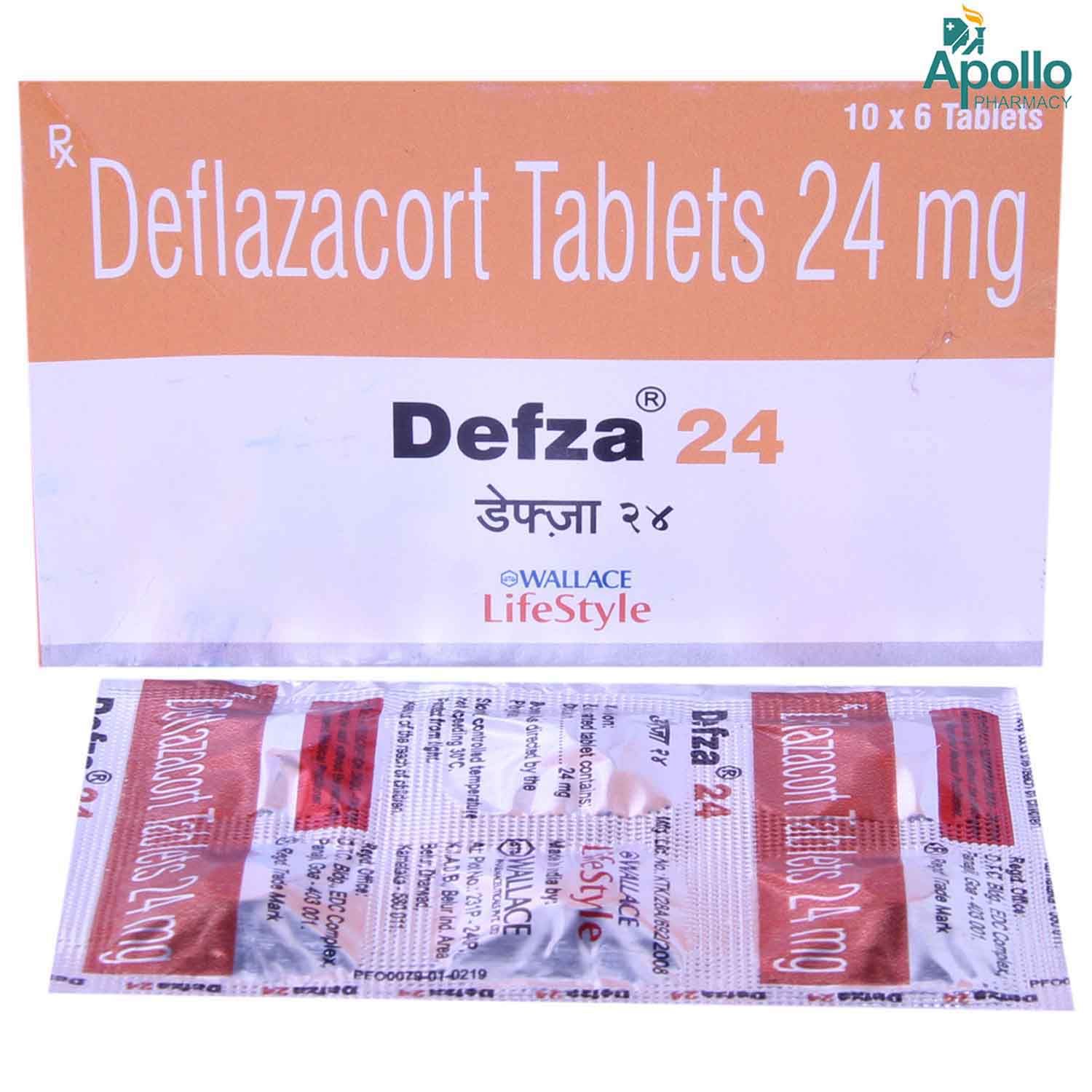 Defza 24 Tablet 6's Price, Uses, Side Effects, Composition - Apollo ...