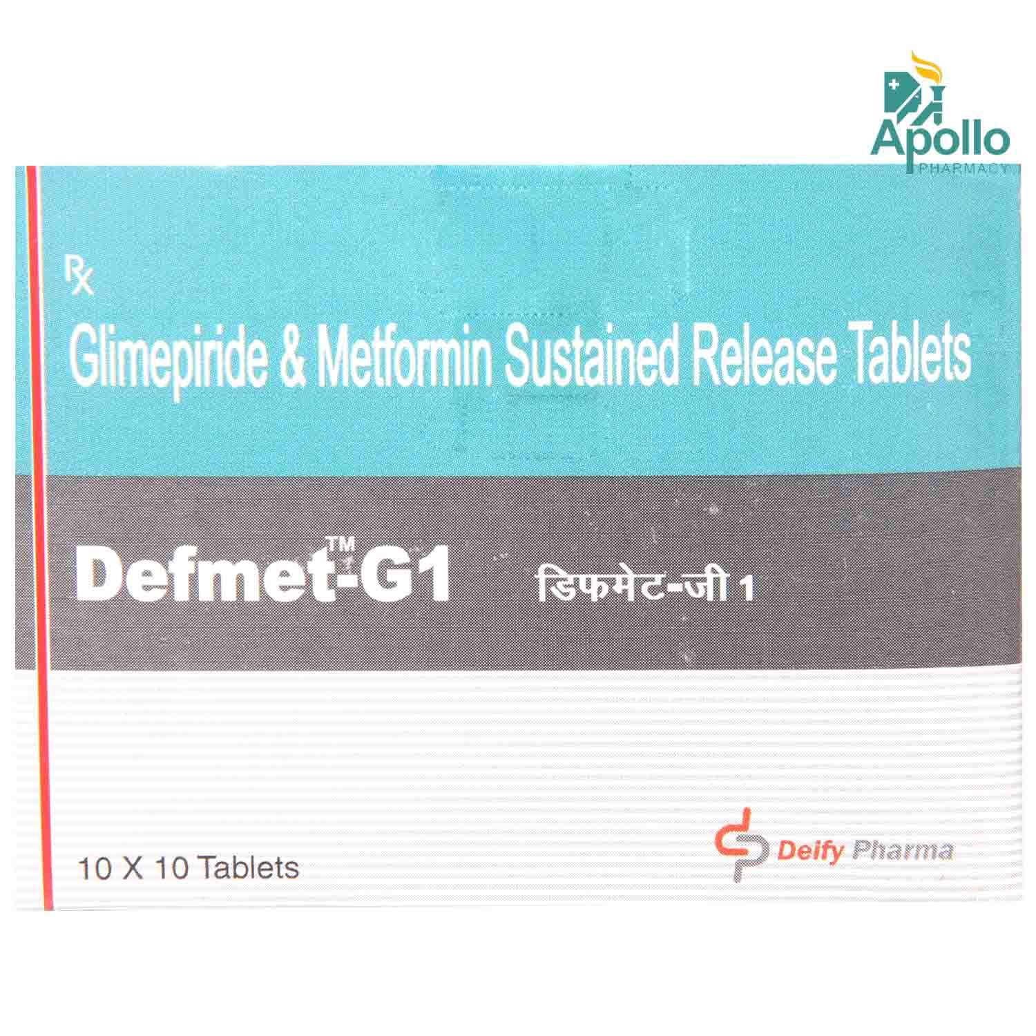 DEFMET G 1MG TABLET Price, Uses, Side Effects, Composition - Apollo ...