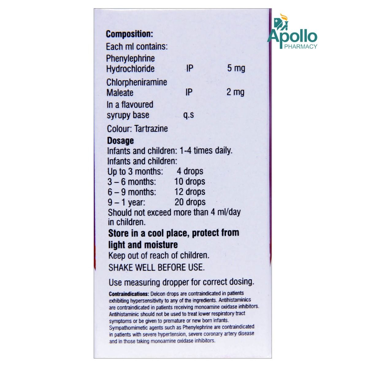 Delcon Drops 15 ml Price, Uses, Side Effects, Composition - Apollo Pharmacy