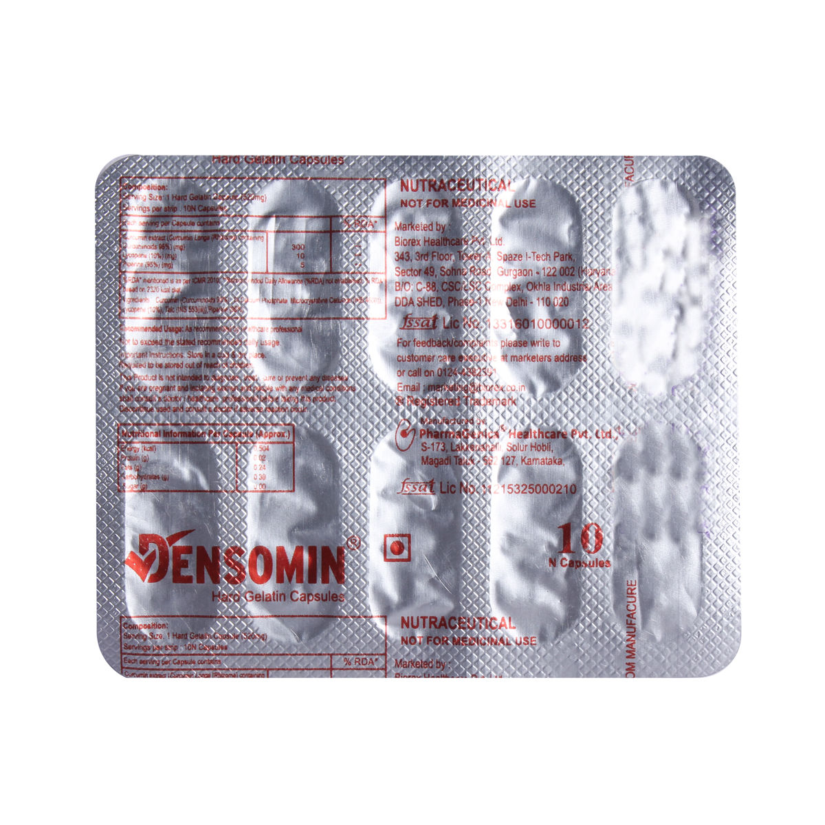 Densomin Capsule 10's Price, Uses, Side Effects, Composition - Apollo ...