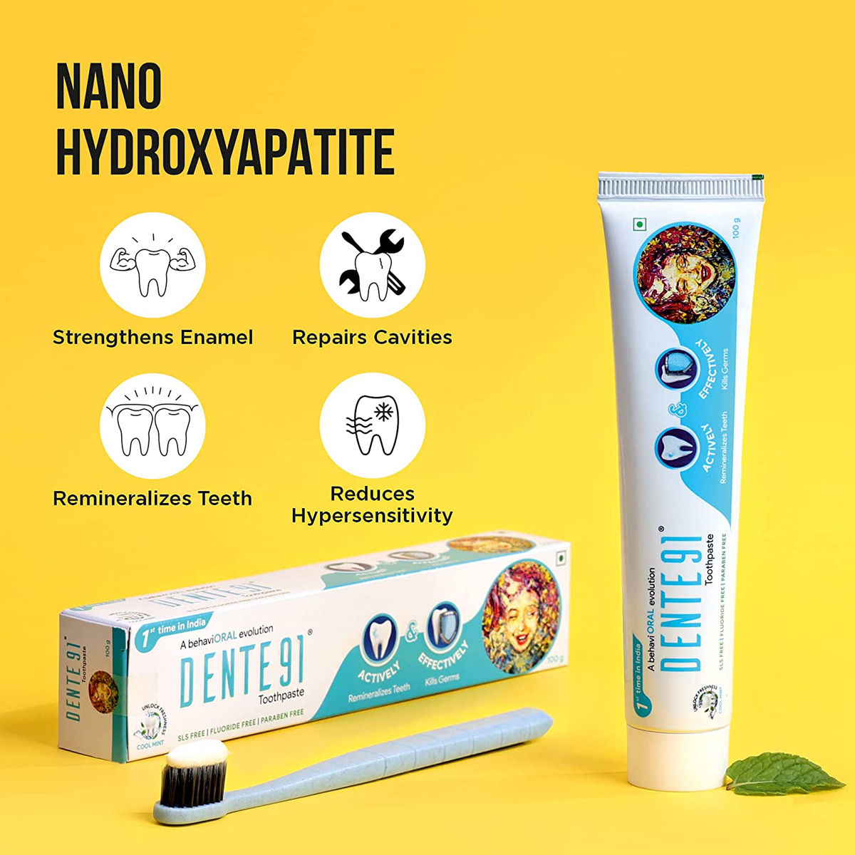 Dente 91 Cool Mint Tooth Paste, 100 gm Price, Uses, Side Effects ...