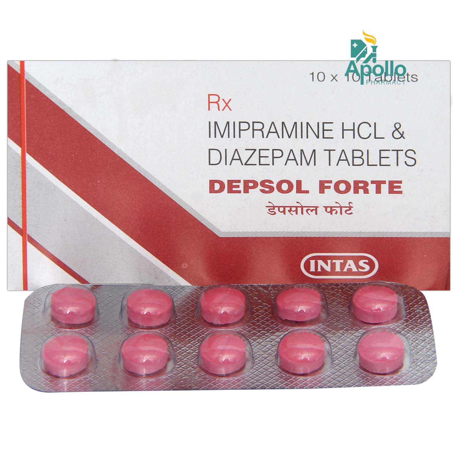 Depsol Forte Tablet 10's Price, Uses, Side Effects, Composition ...