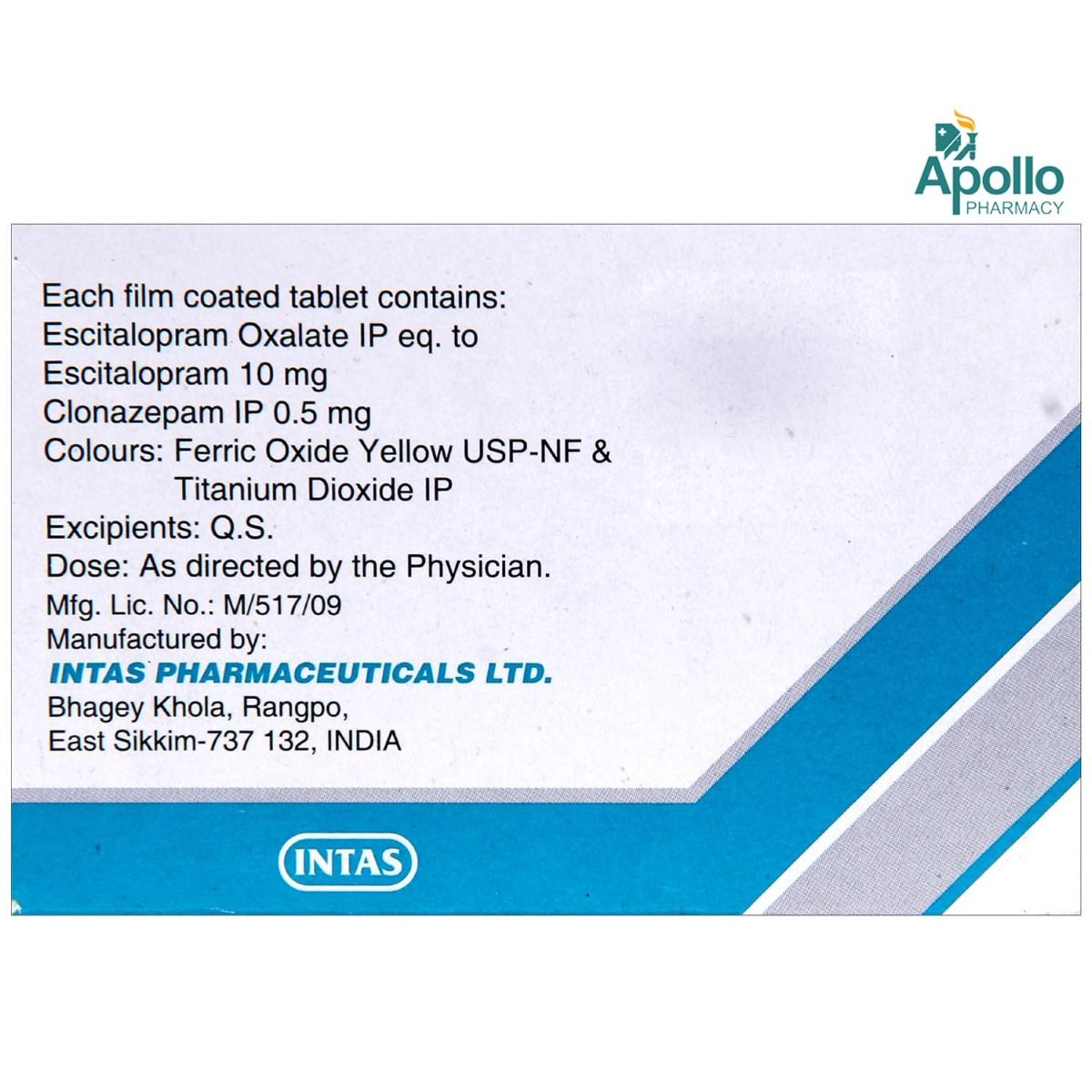 Depran-10 Tablet 15's Price, Uses, Side Effects, Composition - Apollo ...