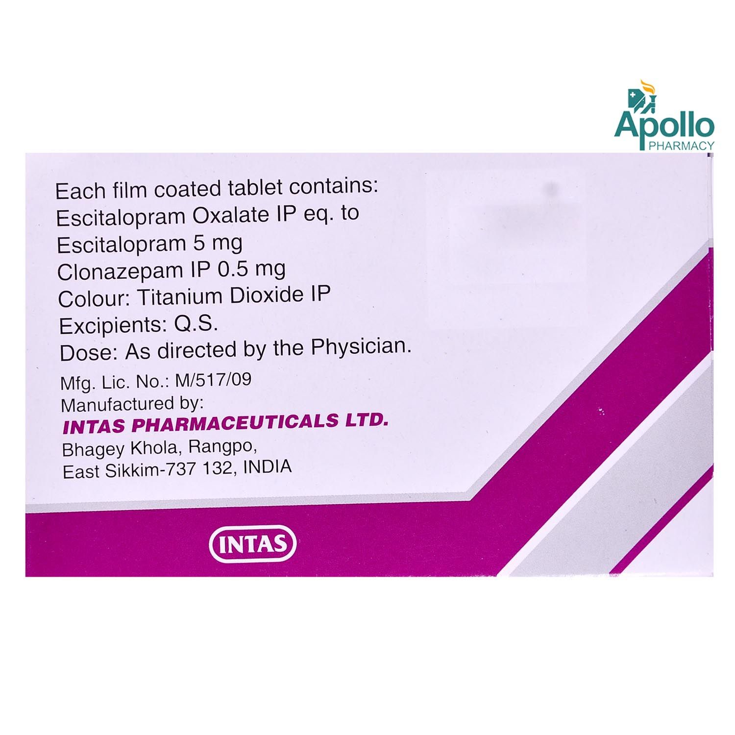 Depran 5 mg Tablet 10's Price, Uses, Side Effects, Composition - Apollo ...