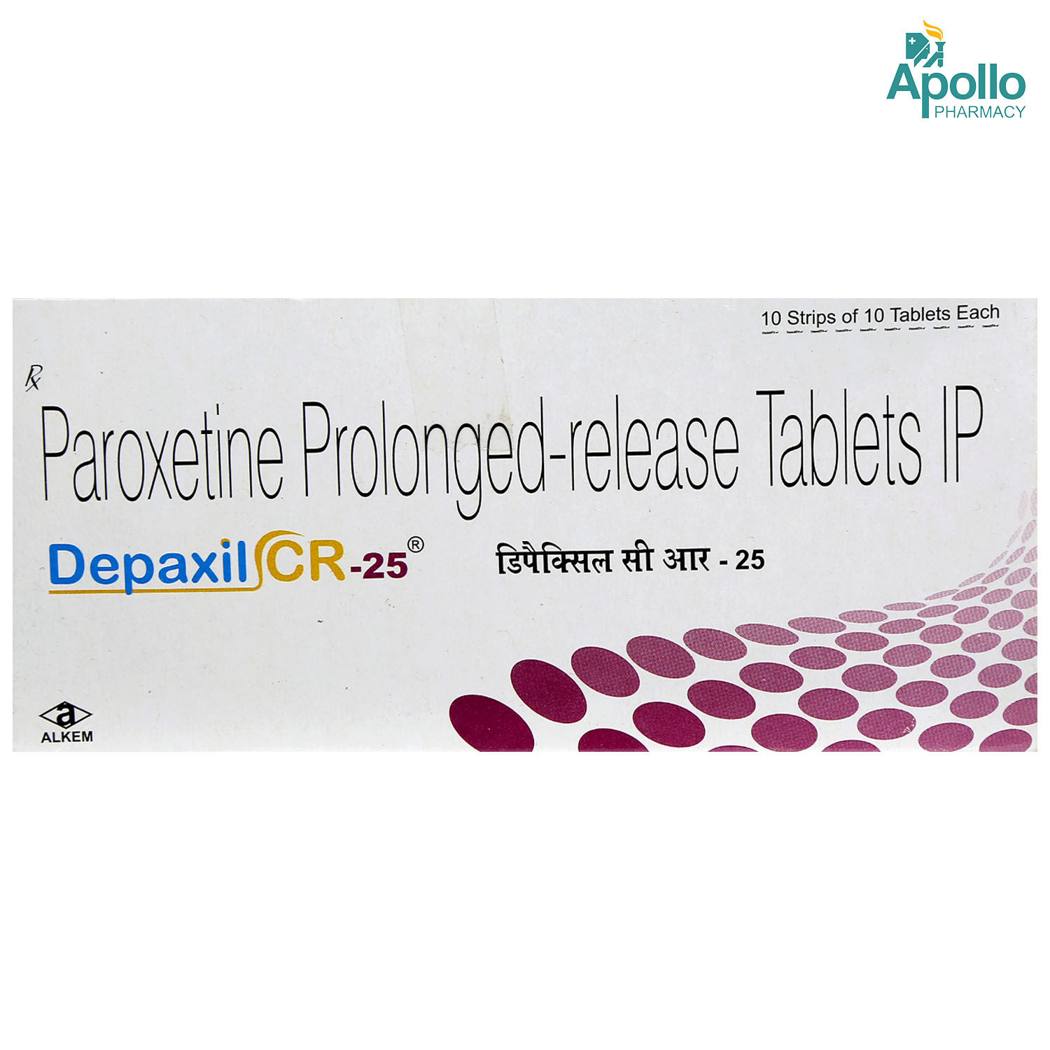 Depaxil CR-25 Tablet 10's Price, Uses, Side Effects, Composition ...