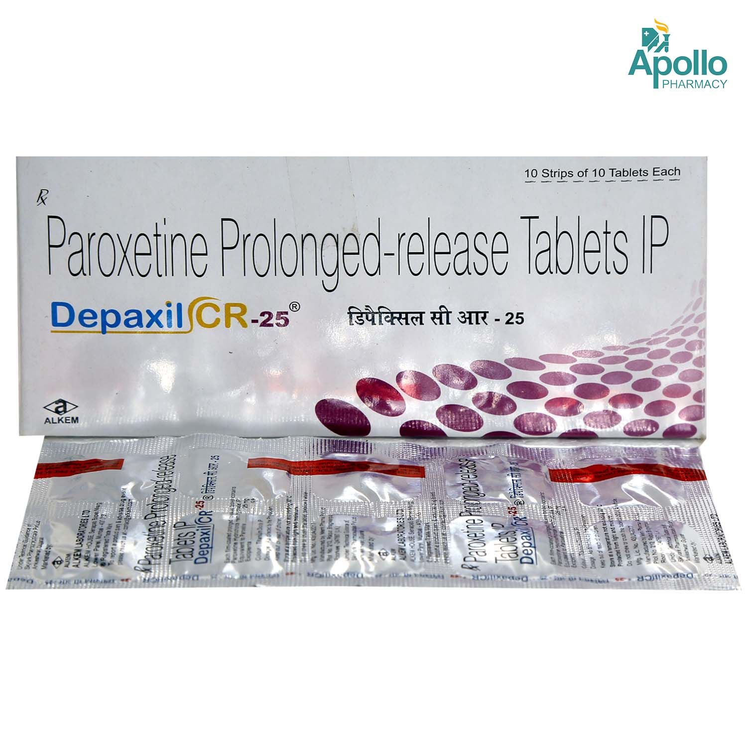 Depaxil CR-25 Tablet 10's Price, Uses, Side Effects, Composition ...