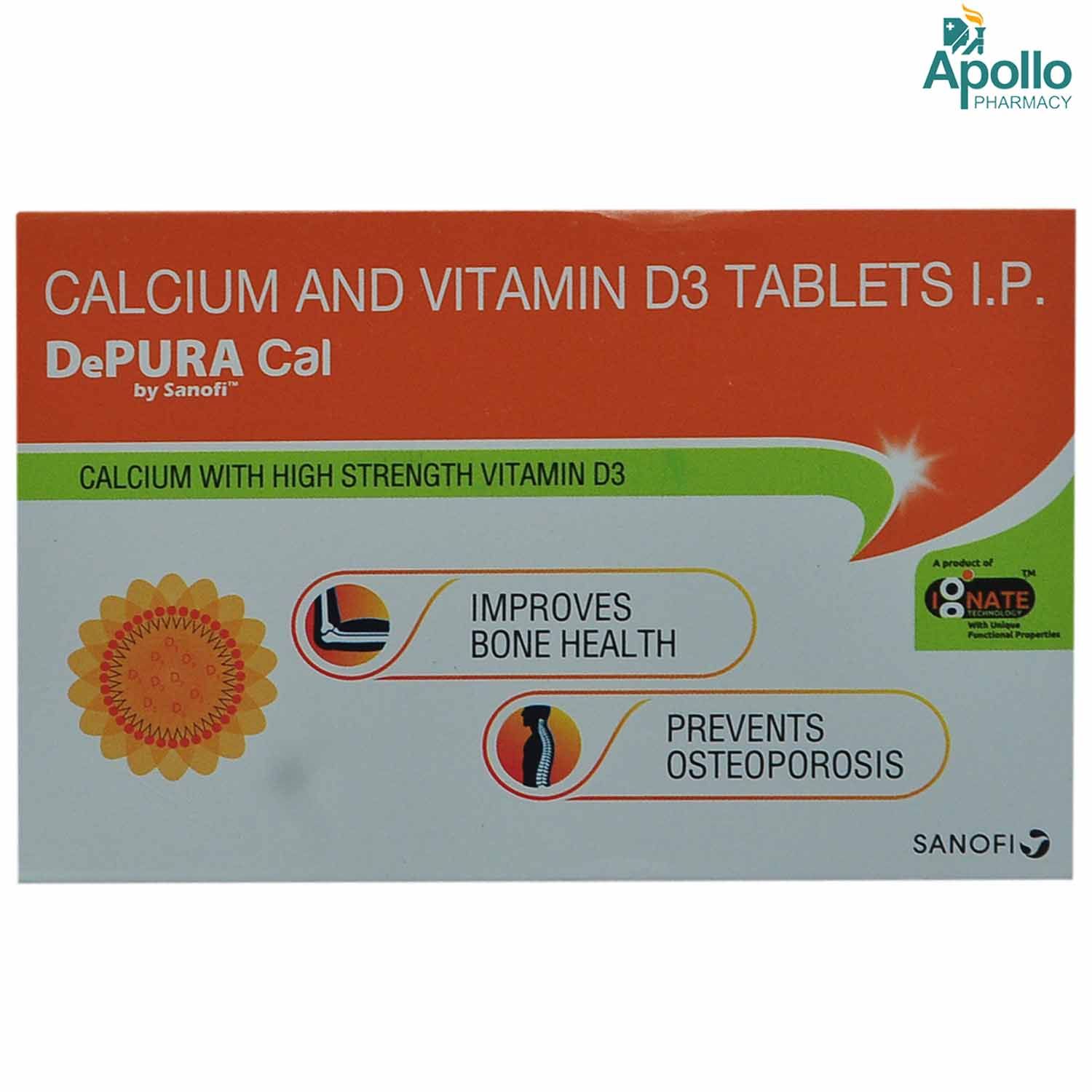 Depura Cal Tablet 10's Price, Uses, Side Effects, Composition - Apollo ...