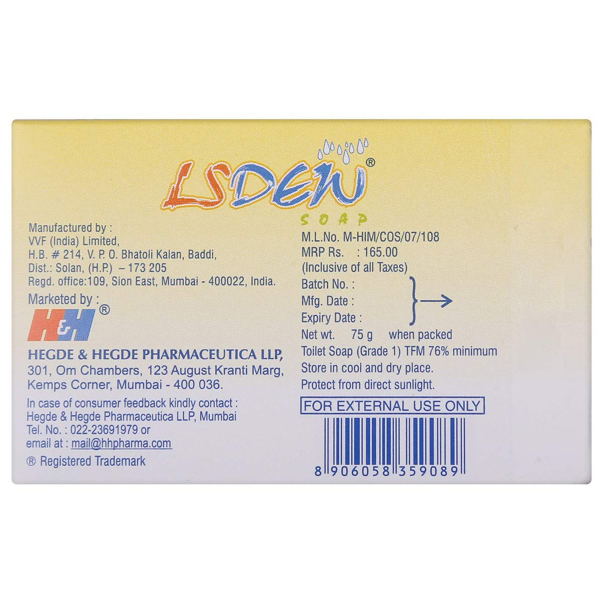 LS Dew Soap, 75 gm Price, Uses, Side Effects, Composition - Apollo Pharmacy
