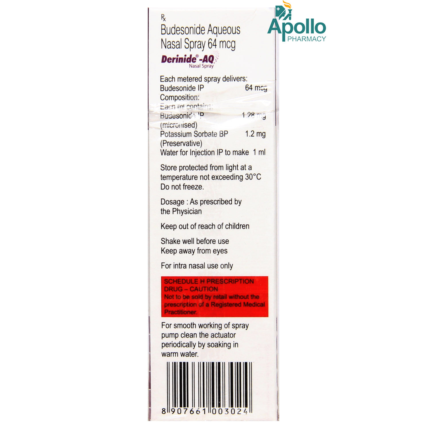 Derinide AQ Nasal Spray 10 ml Price, Uses, Side Effects, Composition ...