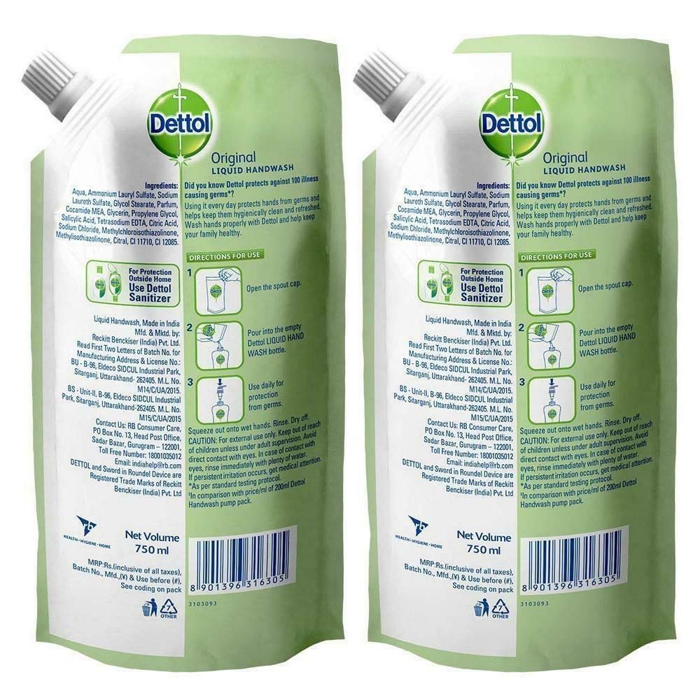 Dettol Fresh Liquid Handwash, 750 ml Price, Uses, Side Effects ...