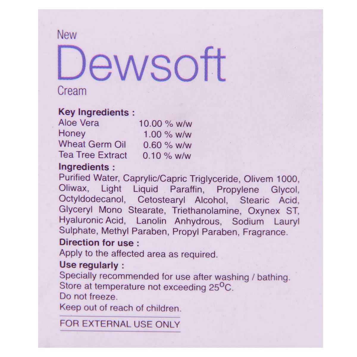 New Dewsoft Cream 50 gm Price, Uses, Side Effects, Composition - Apollo ...