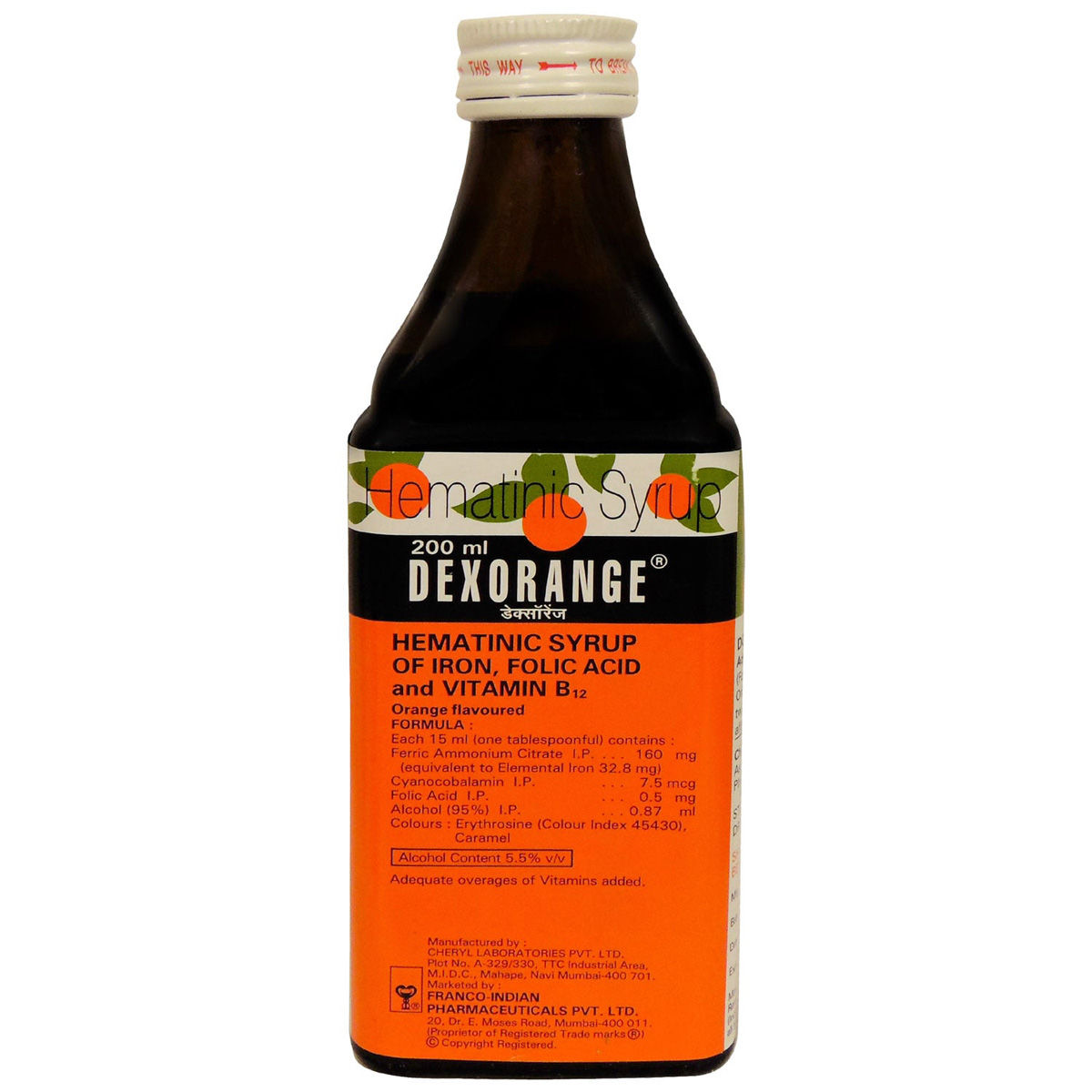 Dexorange Syrup 200 ml Price, Uses, Side Effects, Composition - Apollo ...