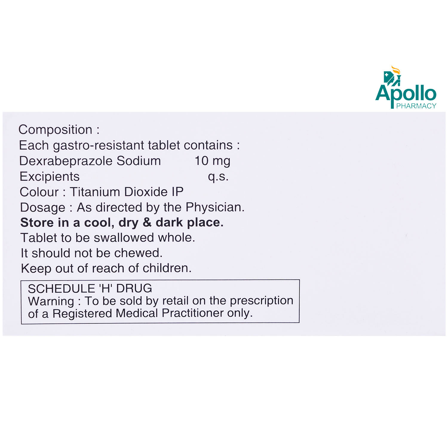 Dexpure 10 mg Tablet 10's Price, Uses, Side Effects, Composition ...